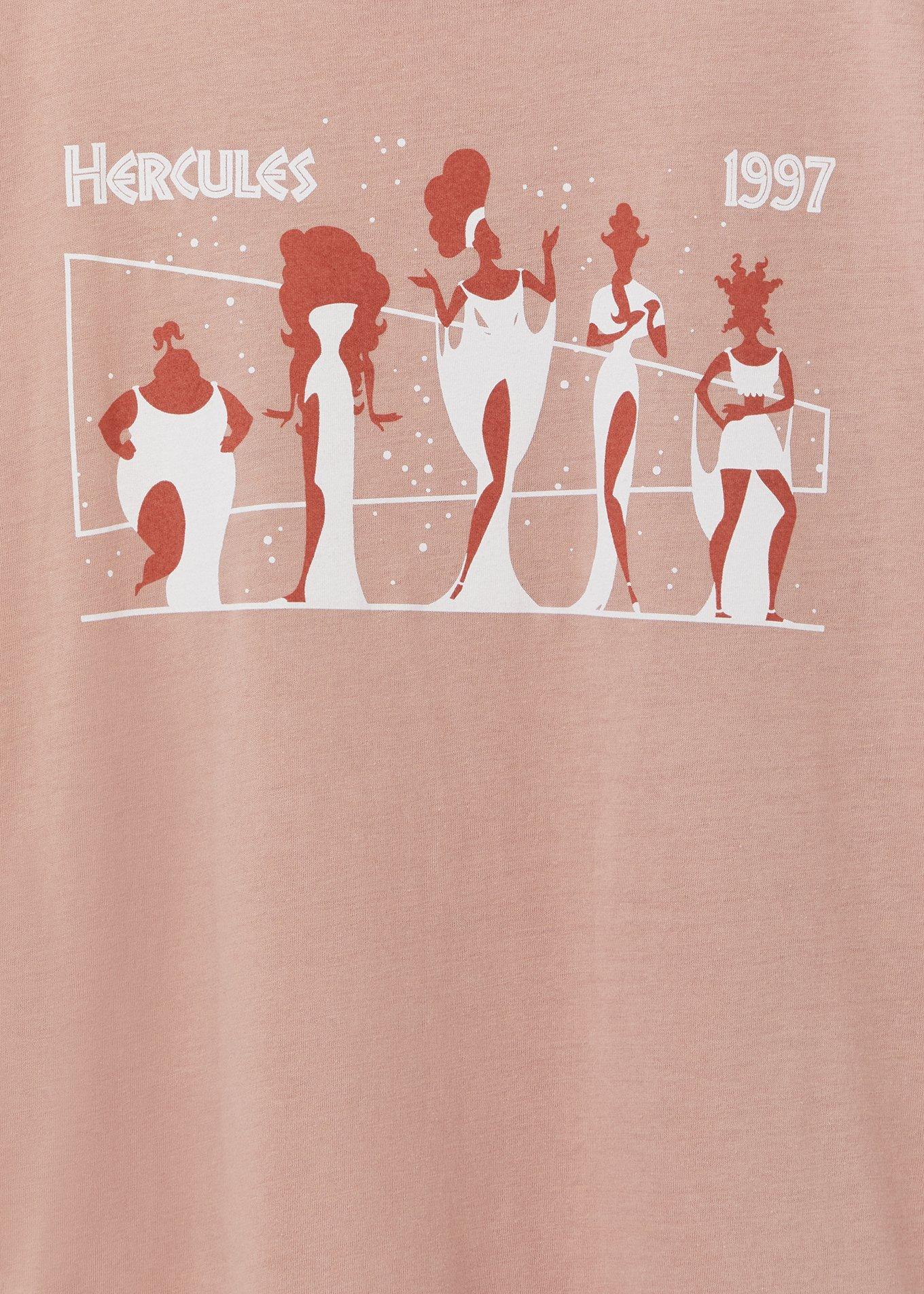 Plus Size - Disney Hercules Muse Dusty Pink Crew Tee - Torrid