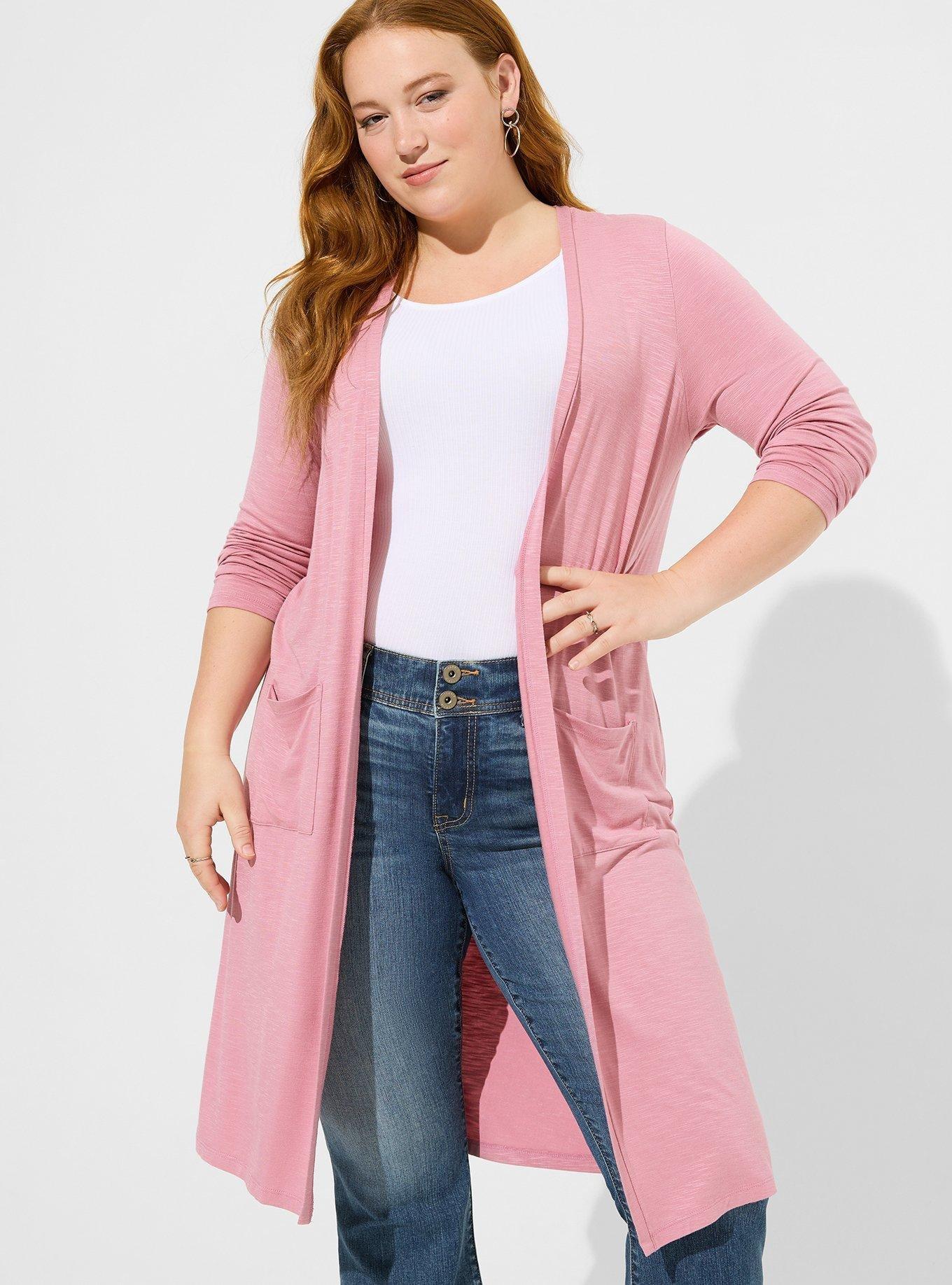 Plus Size - Super Soft Slub Duster - Torrid