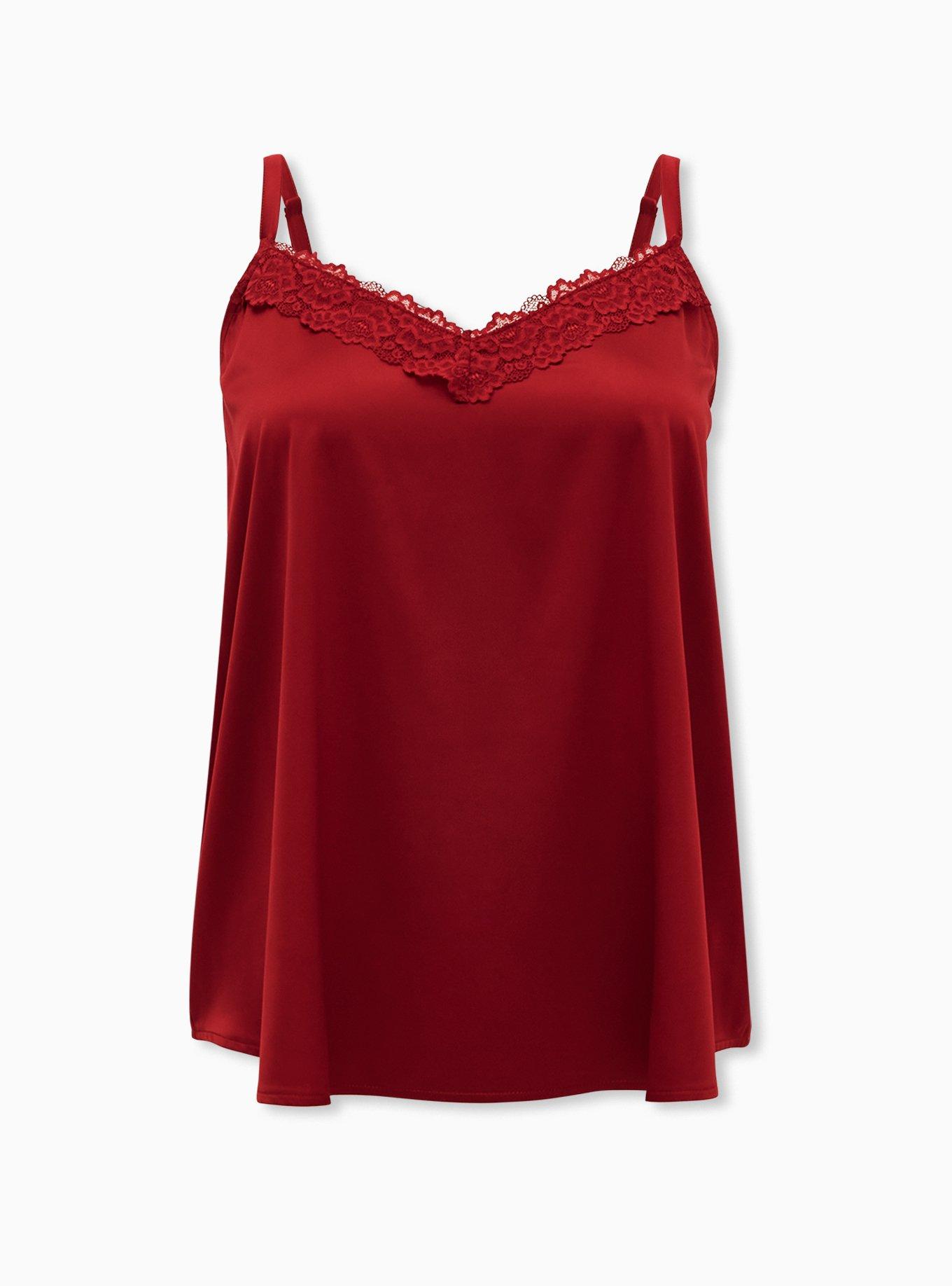 Plus Size - Dream Satin Lace Trim Sleeveless Sleep Cami - Torrid