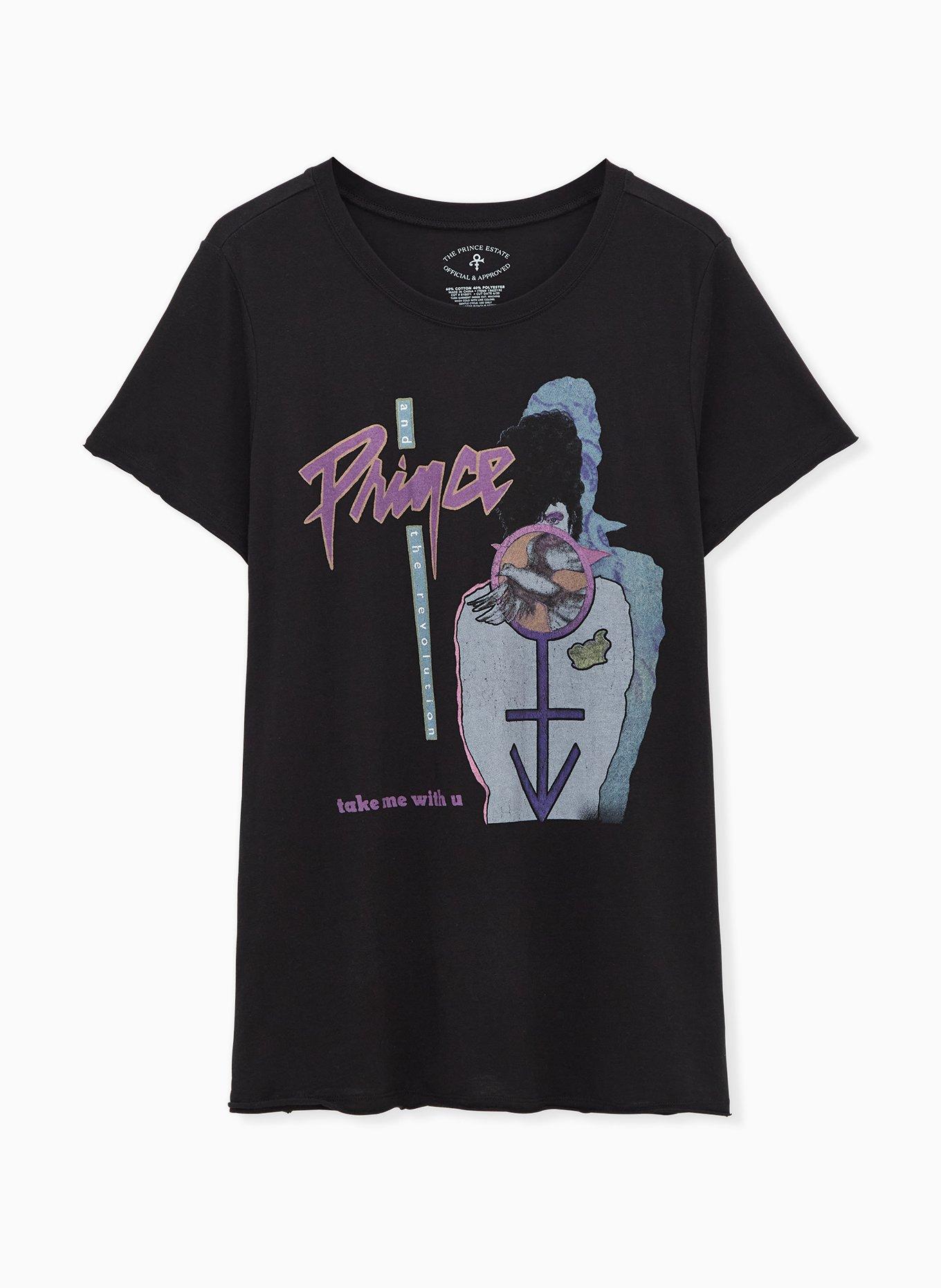 Plus Size - Prince Crew Tee - Black - Torrid