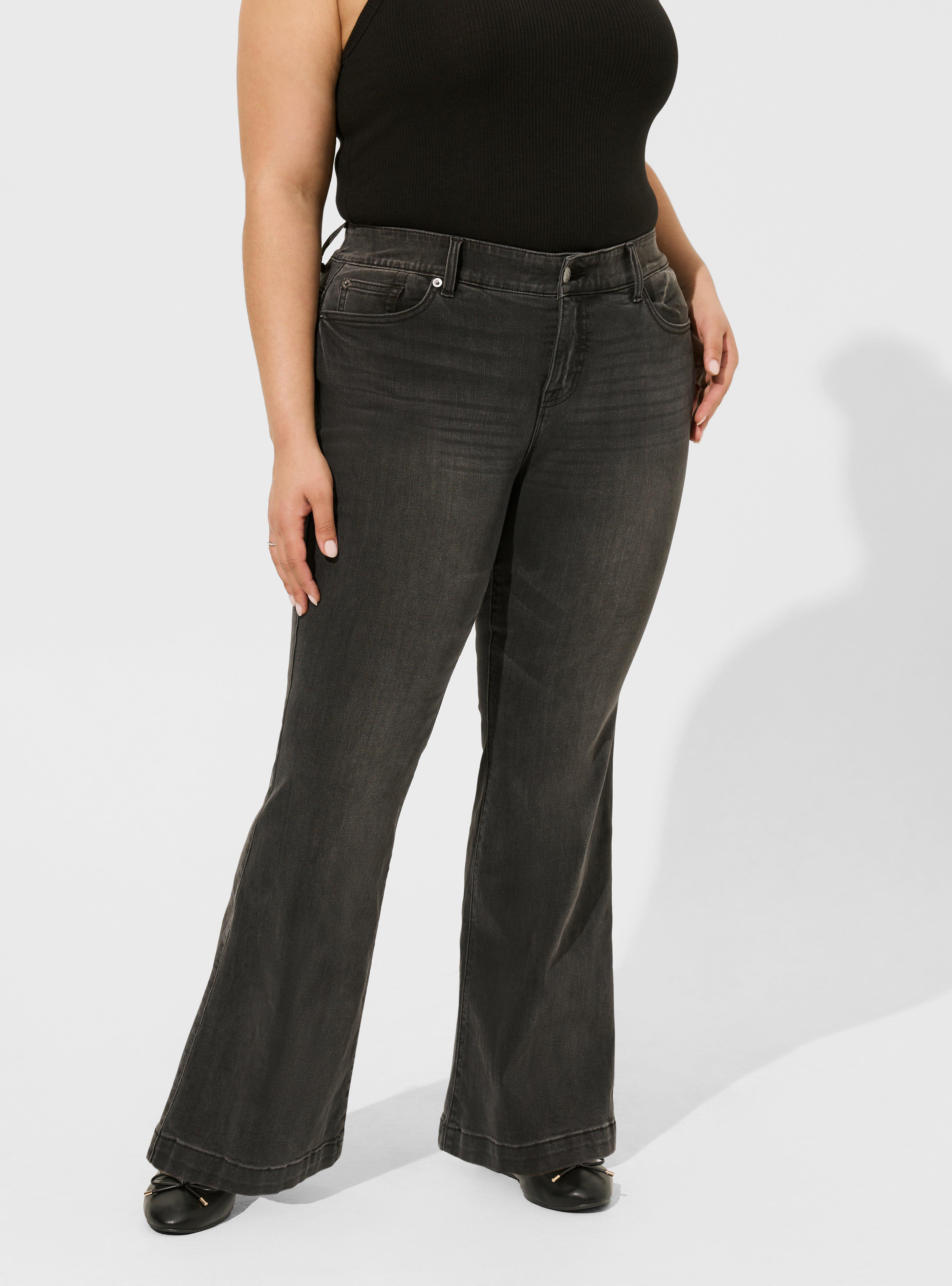 Plus Size - Bombshell Flare Premium Stretch High-Rise Jean - Torrid