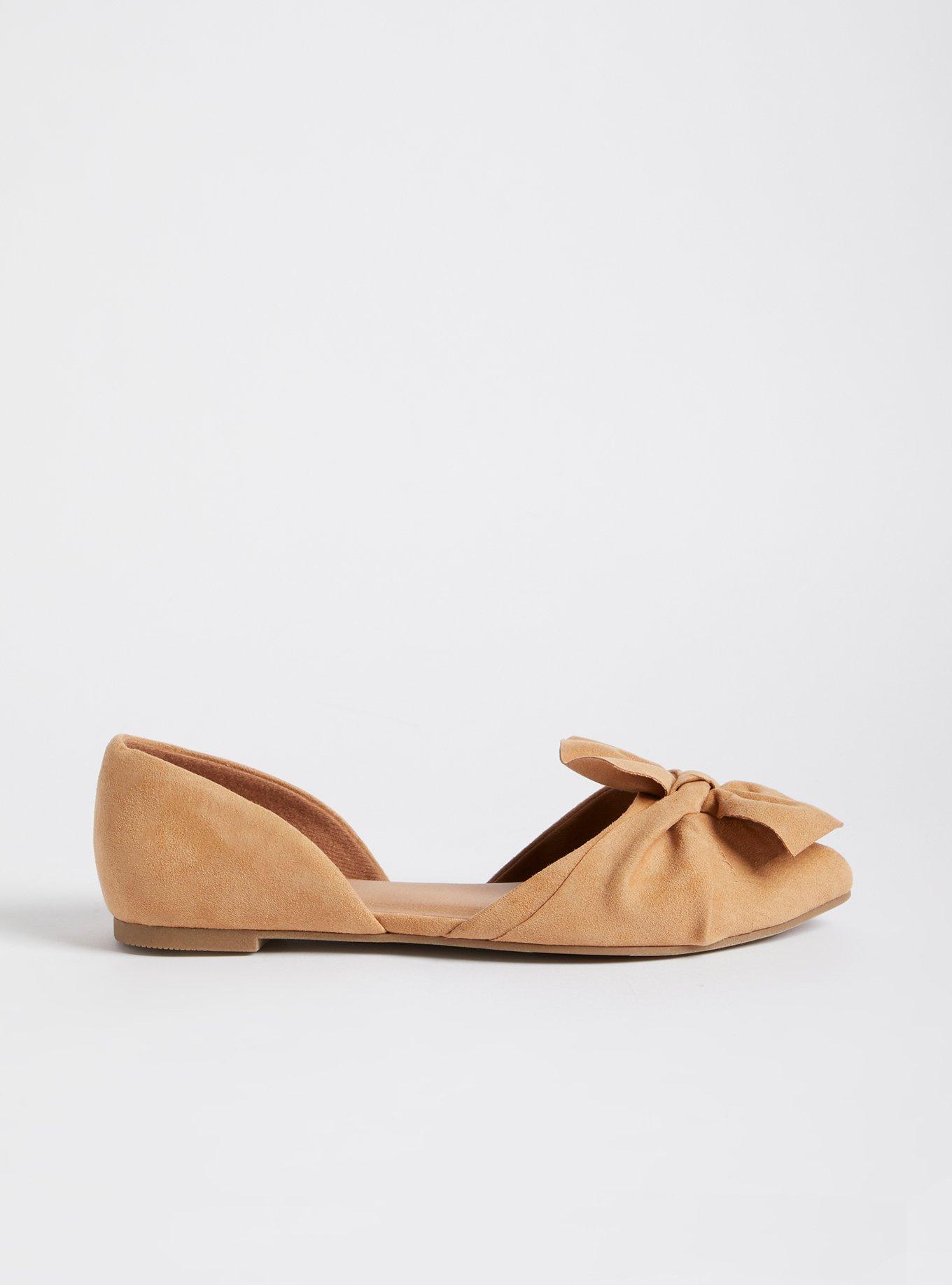 Plus Size - Twist Bow D'Orsay Flat (WW) - Torrid