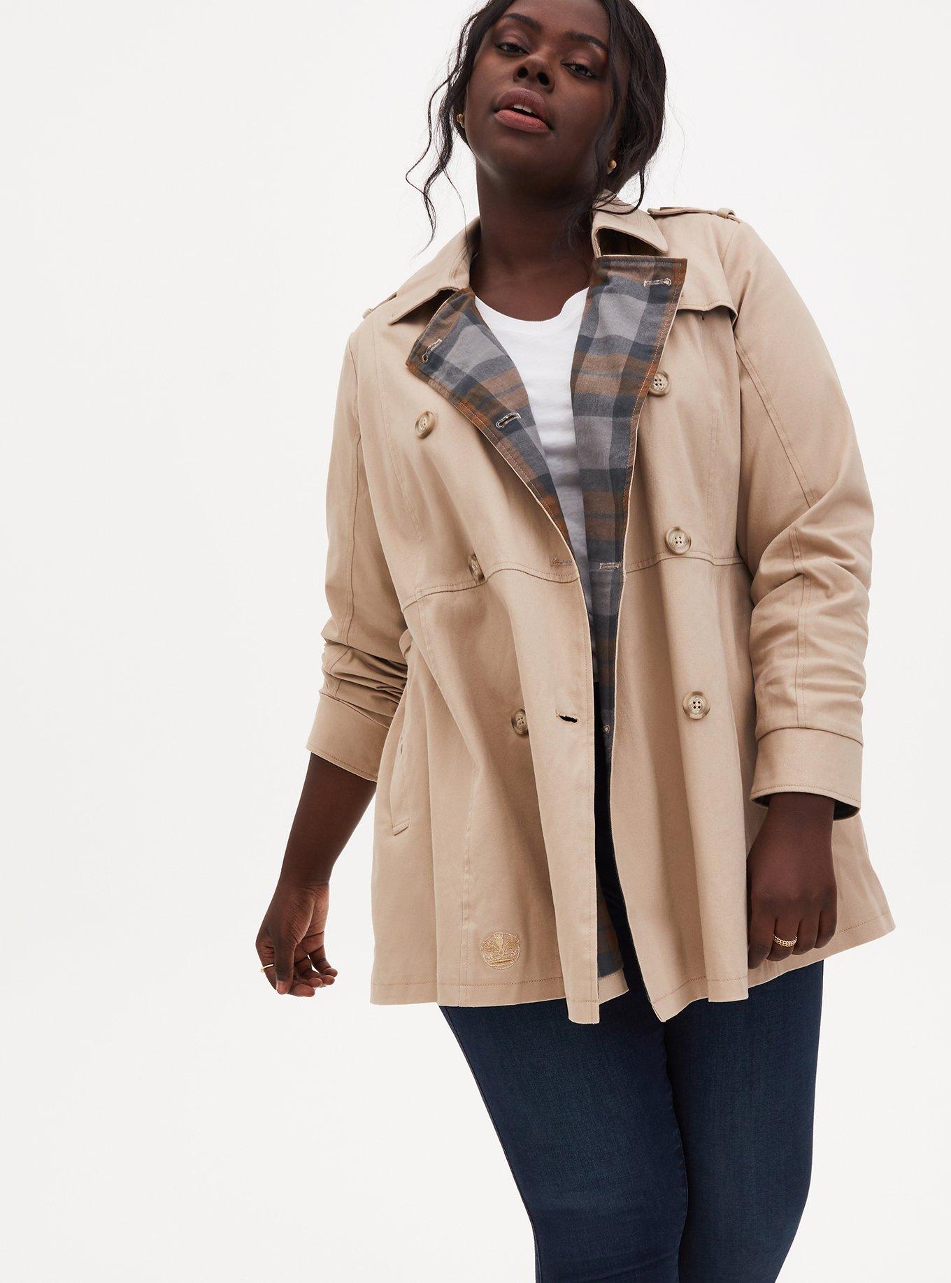 Plus Size - Outlander Classic Twill Trench Coat - Torrid