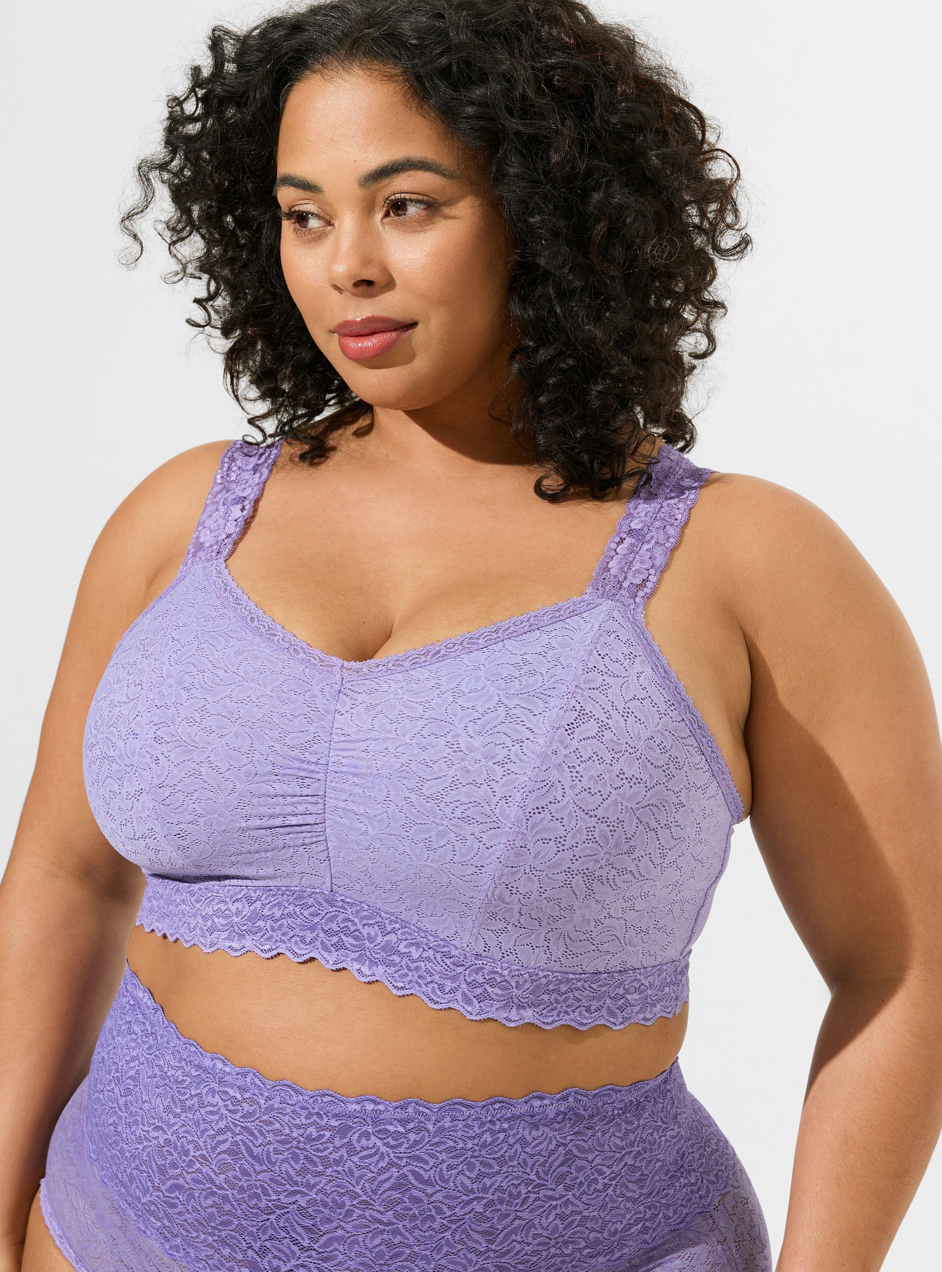 Plus Size - Bralite Unlined 4-Way Stretch Lace Bralette - Torrid