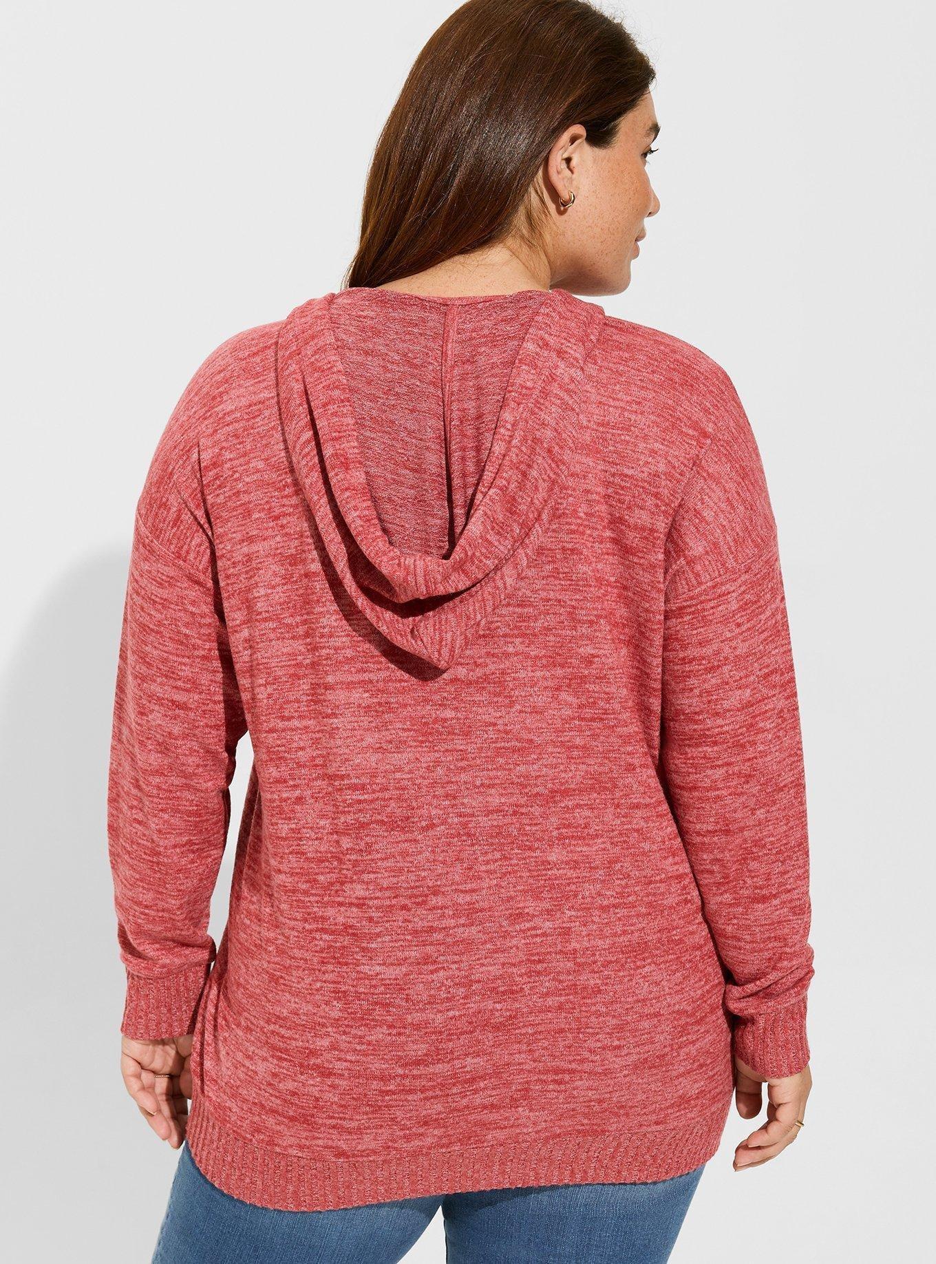 Plus Size - Relaxed Super Soft Plush Tunic Hoodie - Torrid