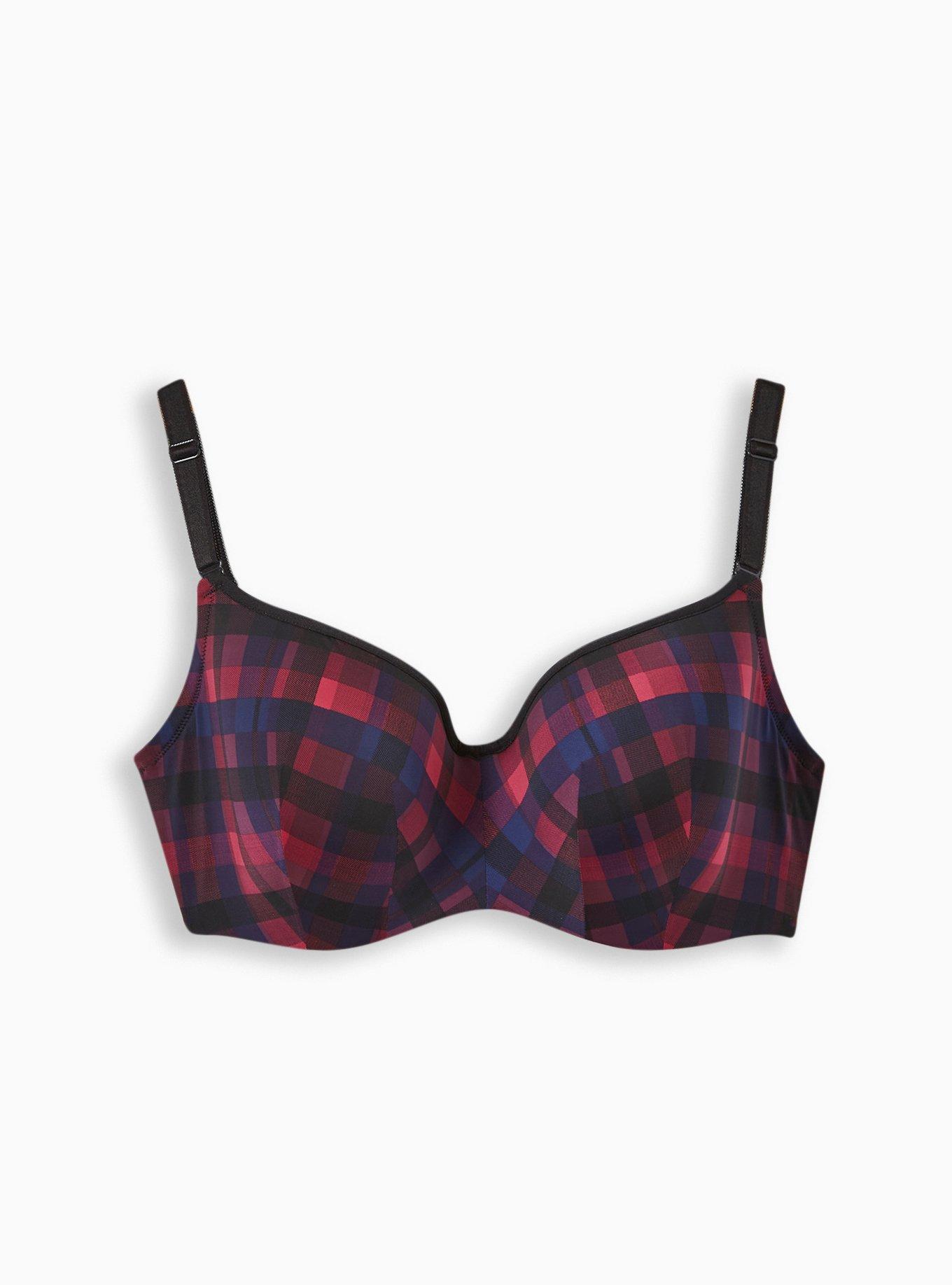 Plus Size - Full-Coverage Balconette Lightly Lined Print 360° Back ...