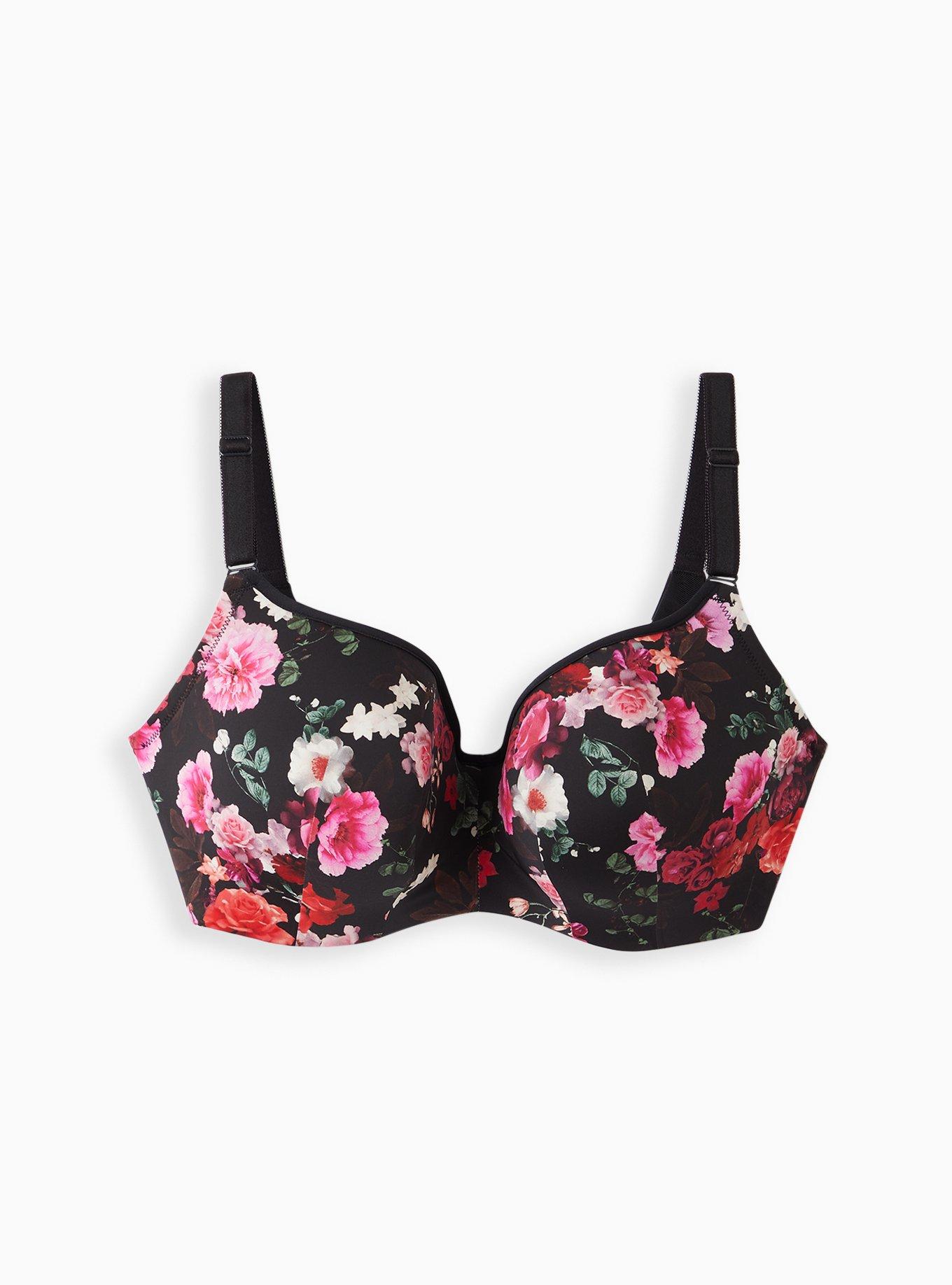 Plus Size - Full-Coverage Balconette Lightly Lined Print 360° Back ...