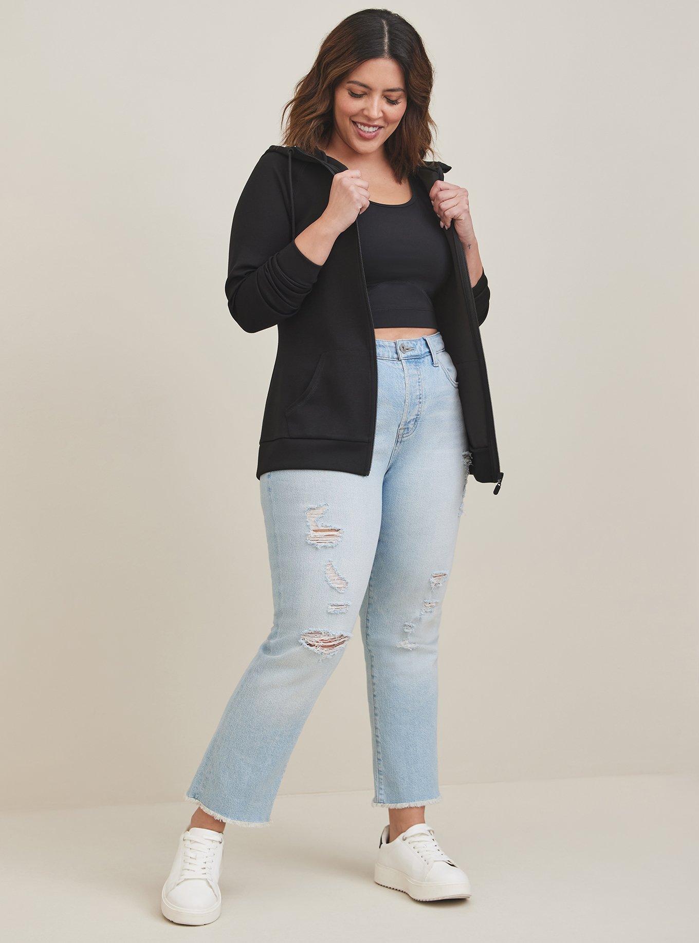 Plus Size - Cupro Active Zip Jacket - Torrid