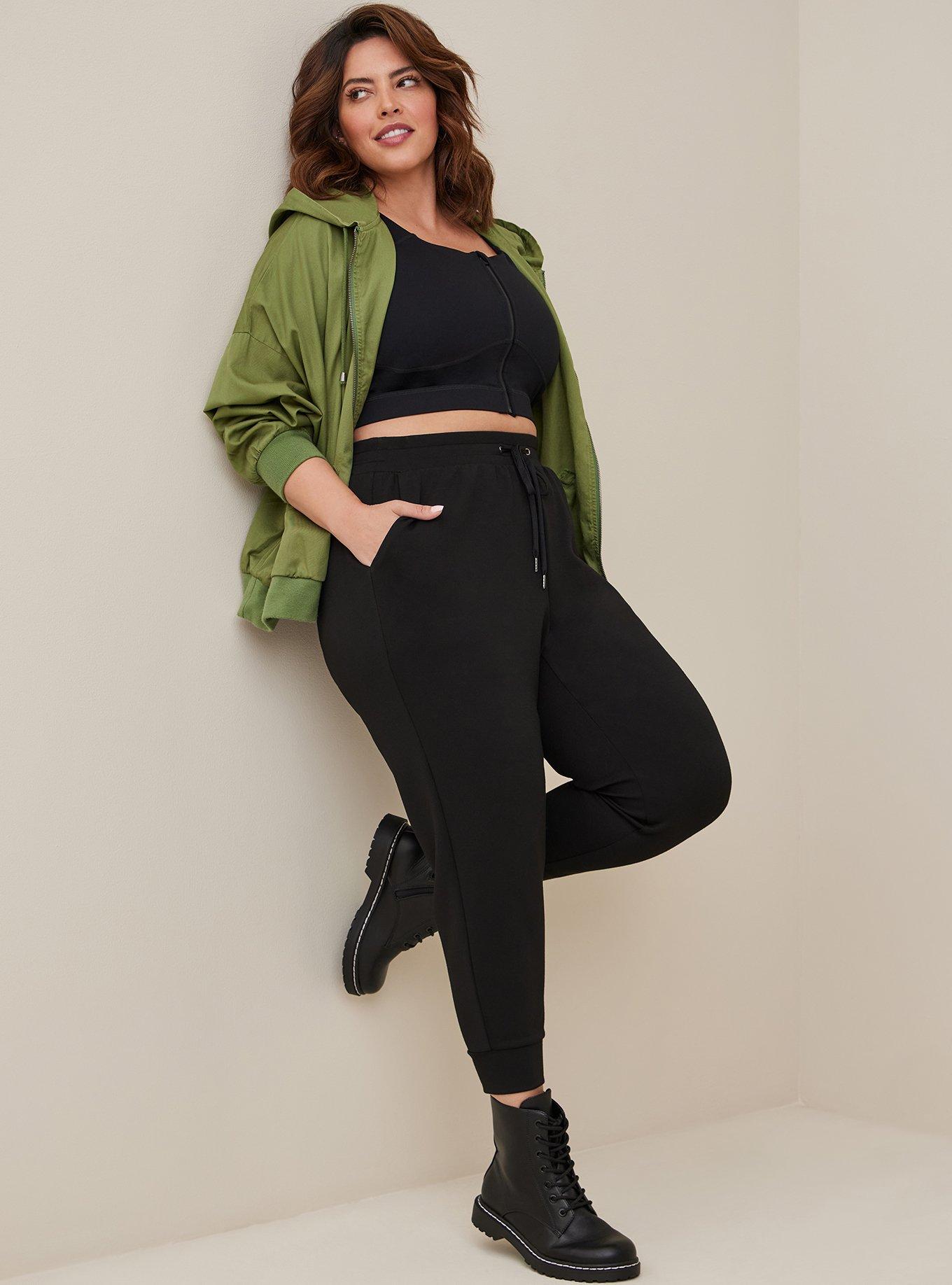 Plus Size - Cupro Crop Active Jogger - Torrid