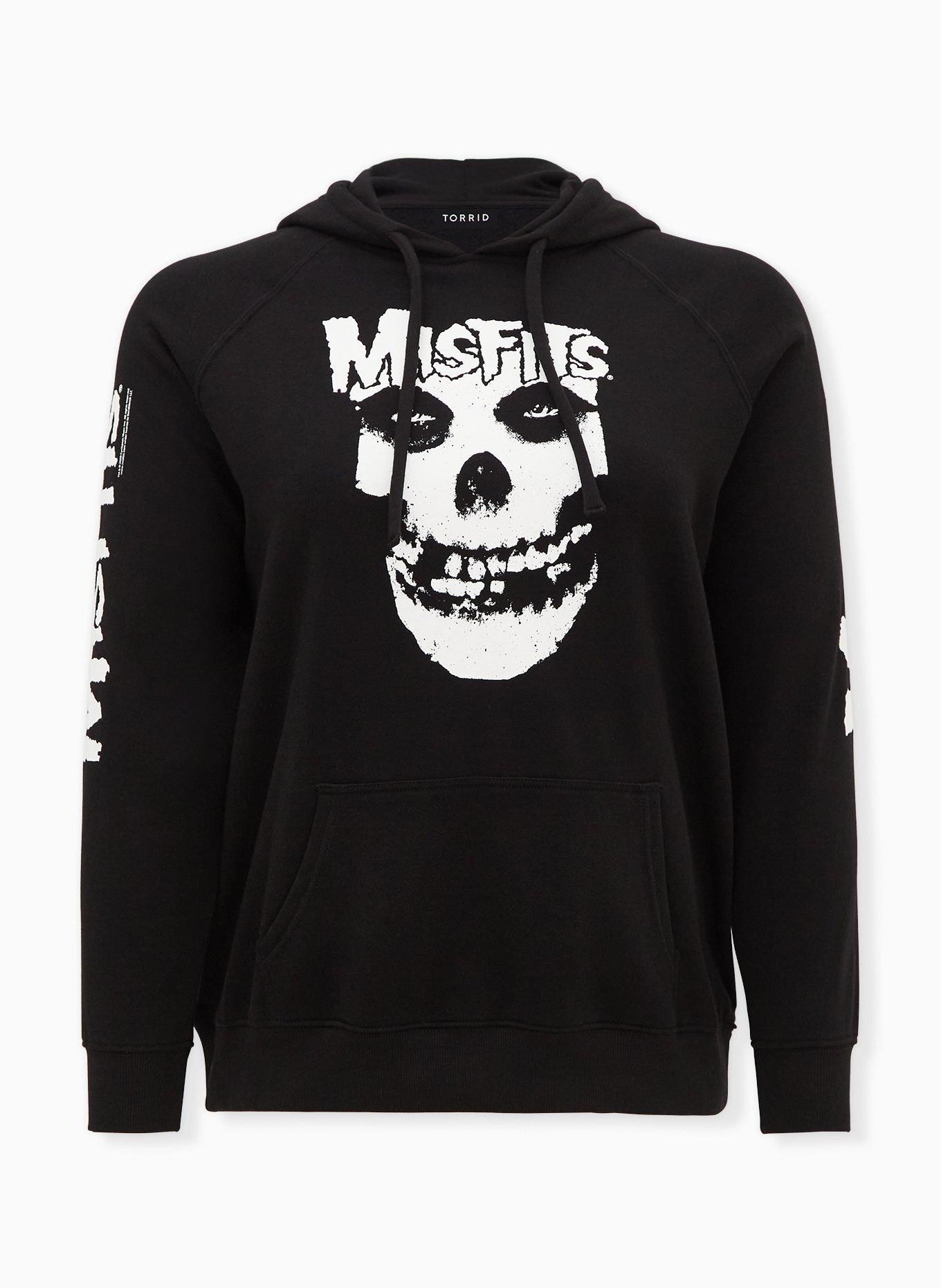 Plus Size - Misfits Black Fleece Hoodie - Torrid