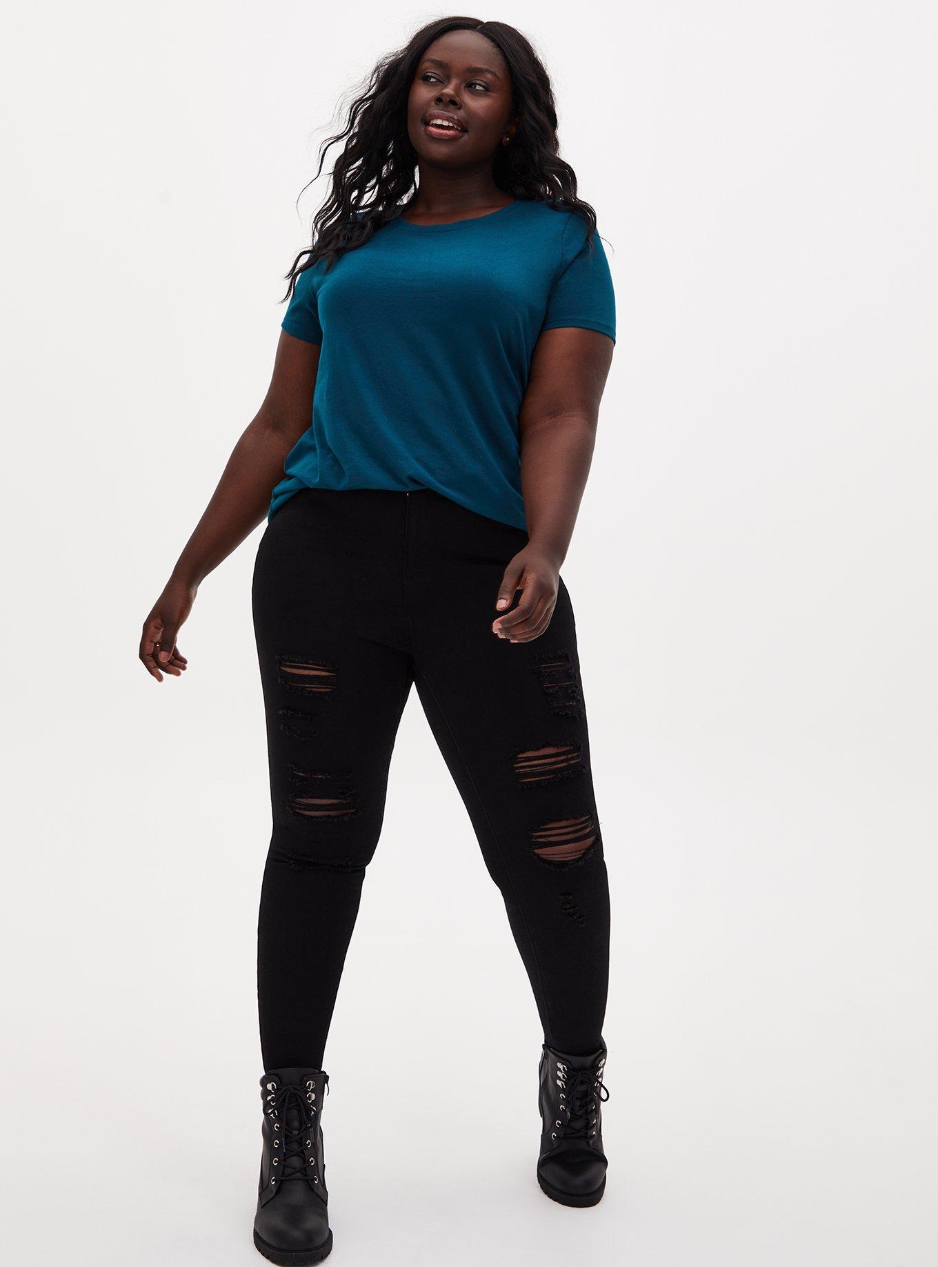 Plus Size - Everyday Signature Jersey Crew Neck Tee - Torrid