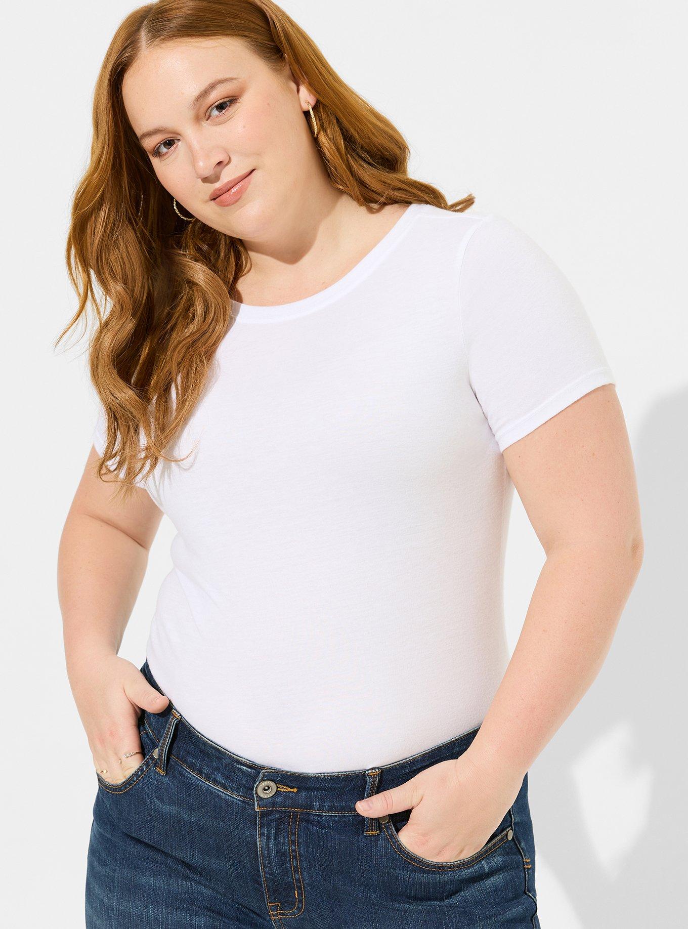 Plus Size - Everyday Signature Jersey Crew Neck Tee - Torrid