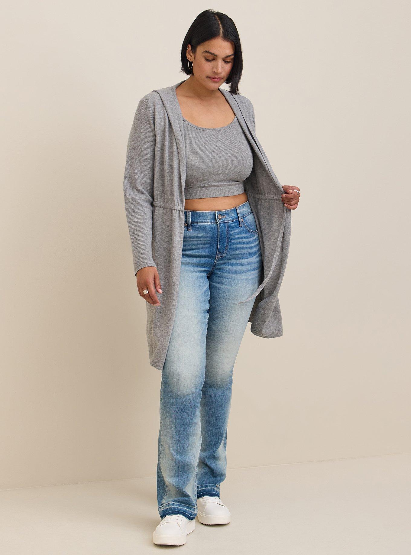 Plus Size - Everyday Plush Anorak Hooded Cinched Waist Sweater - Torrid