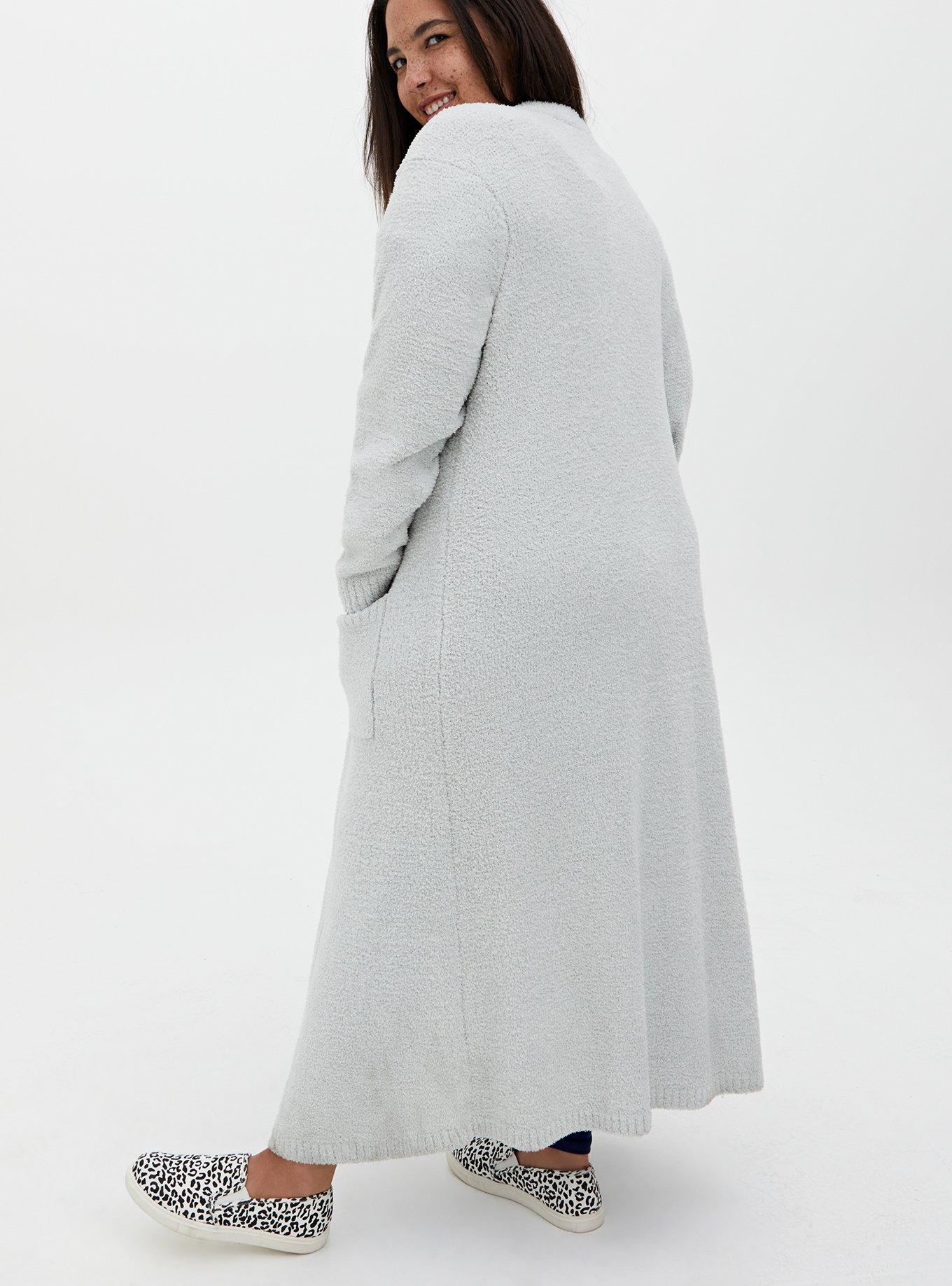 Plus Size - Teddy Duster Lounge Robe - Torrid