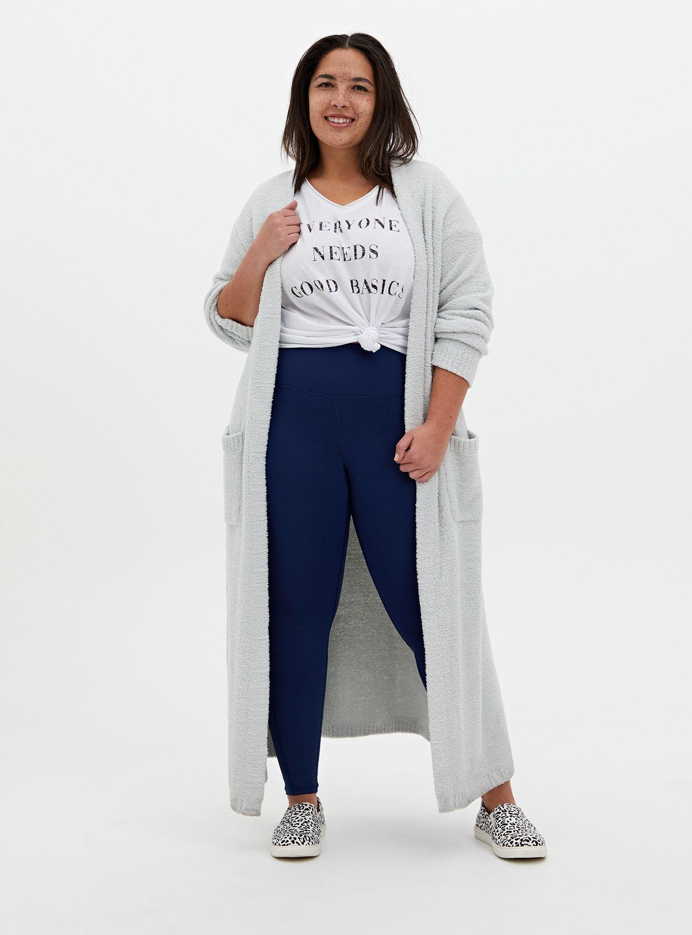 Plus Size - Teddy Duster Lounge Robe - Torrid