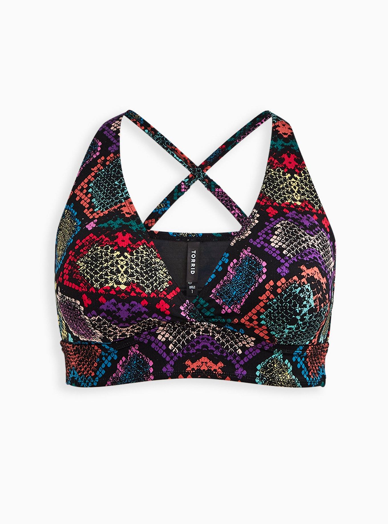 Plus Size - Wireless Shine Triangle Bikini Top - Torrid