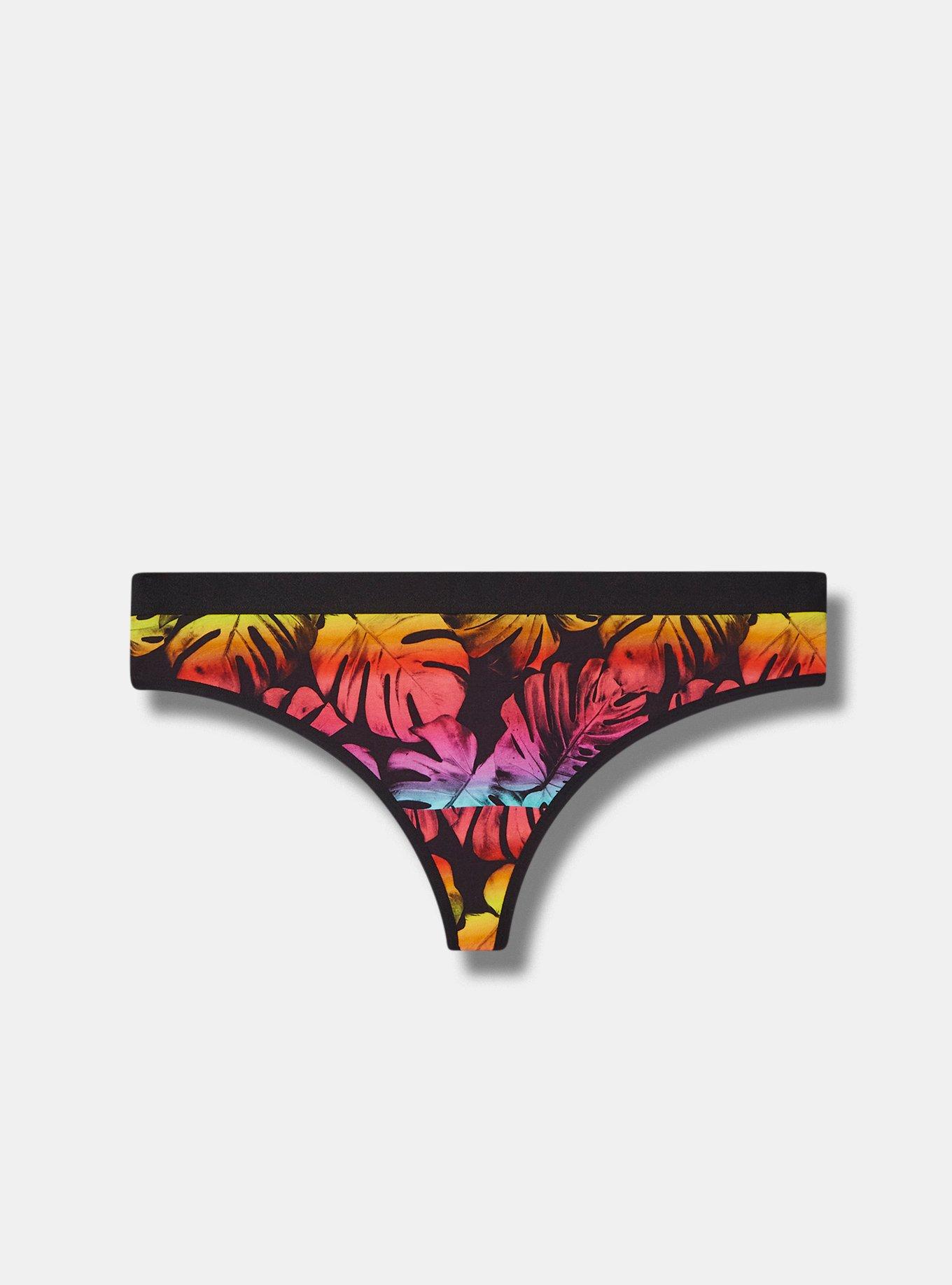 Plus Size - Cotton Mid-Rise Thong Panty - Torrid