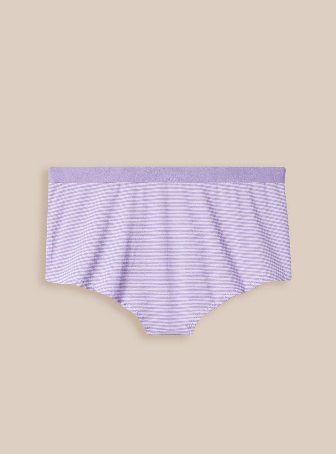 Plus Size - Cotton Mid-Rise Boyshort Panty - Torrid