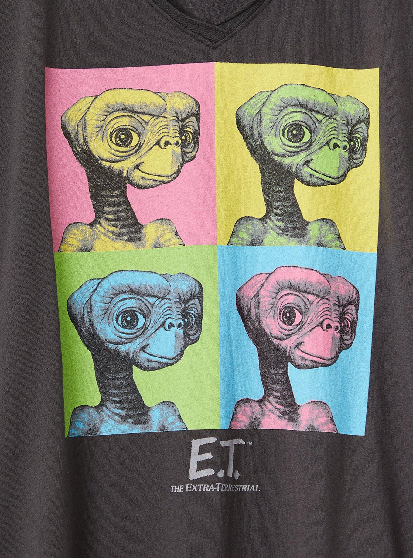 Plus Size - Classic Fit V-Neck Tee - E.T. Vintage Black - Torrid