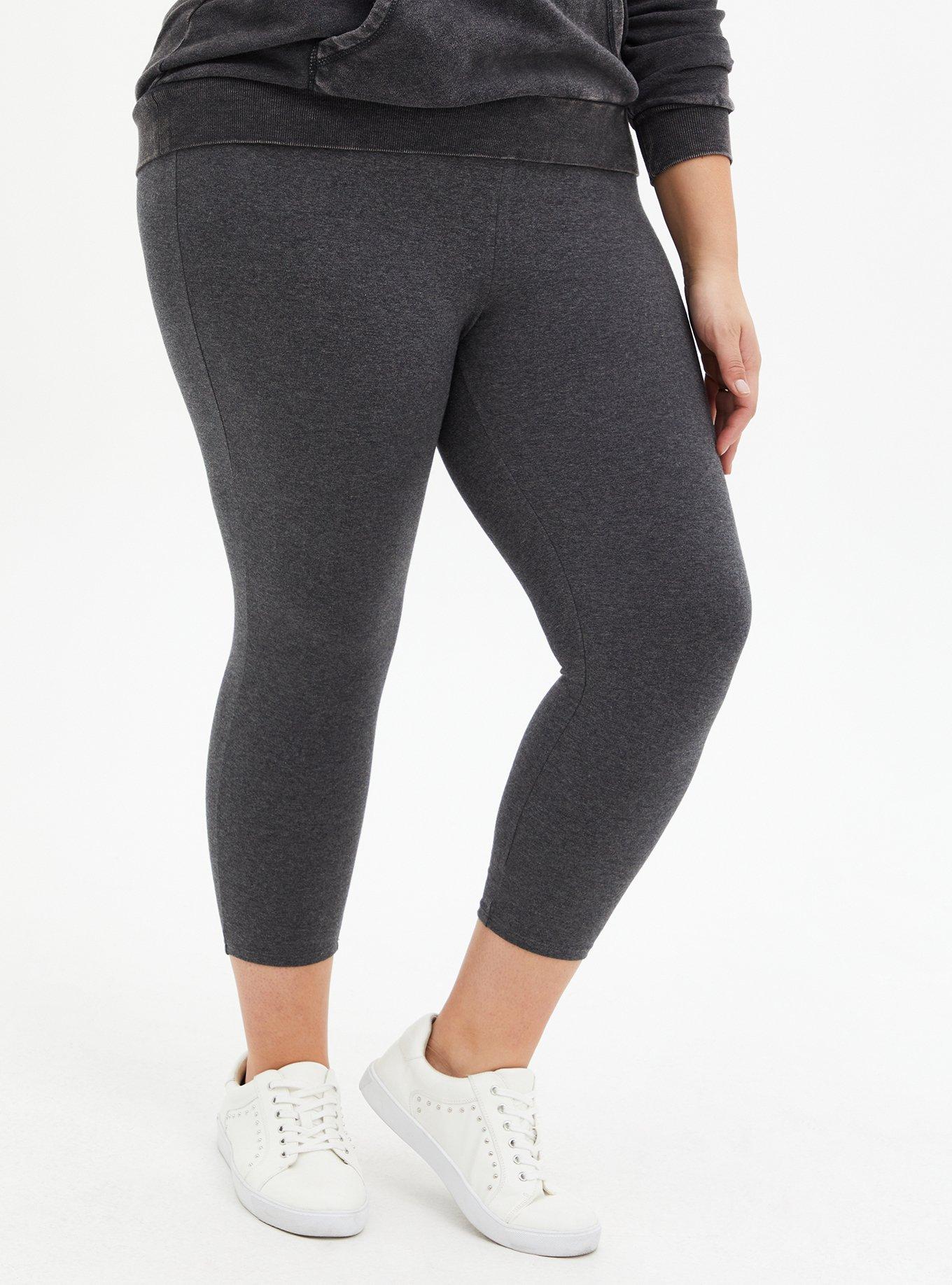 Plus Size - Crop Comfort Waist Premium Legging - Torrid