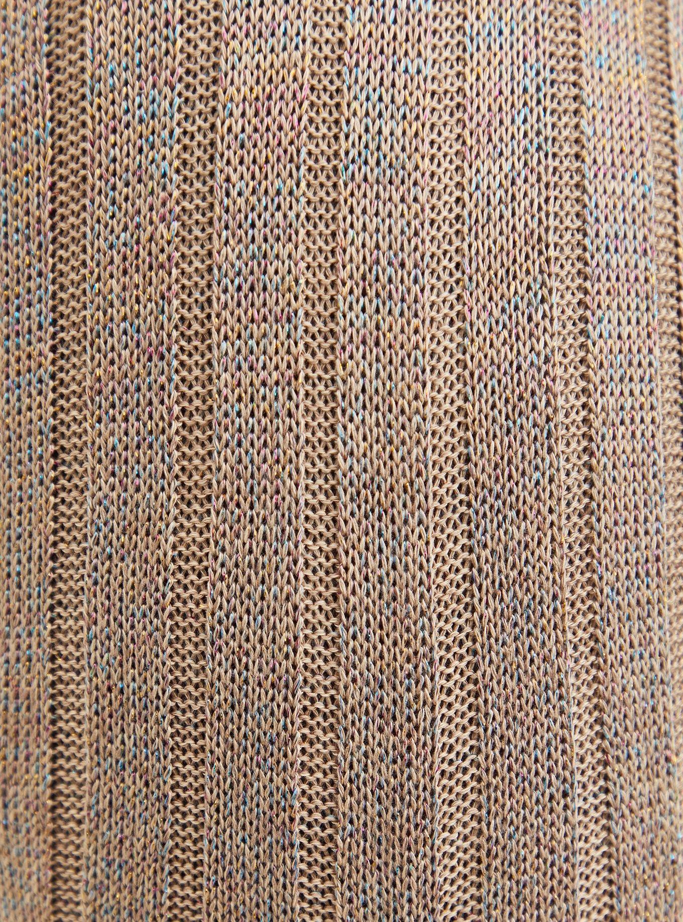 Plus Size - Taupe Lurex Rib Duster Cardigan - Torrid