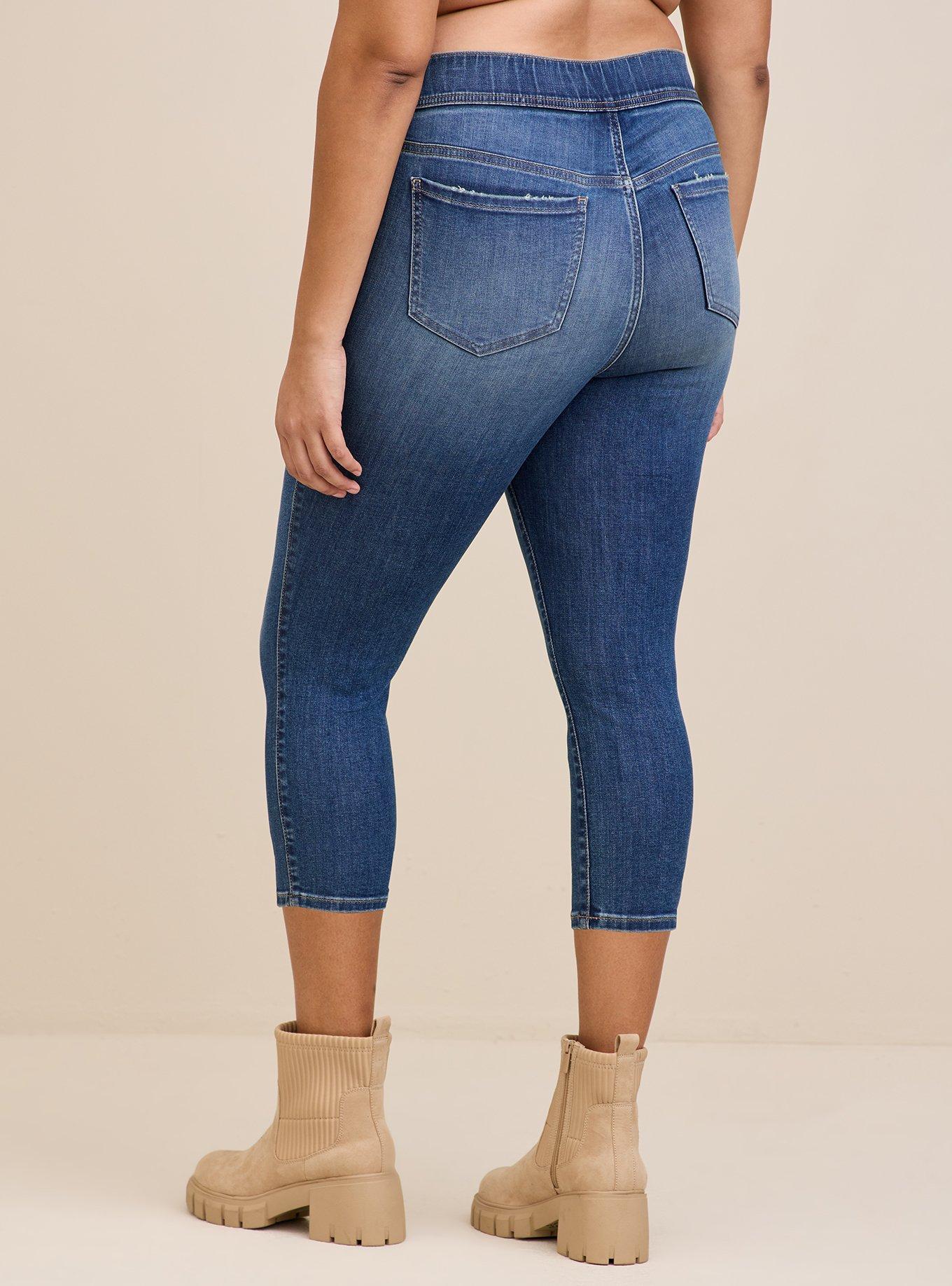 Plus Size - Crop Lean Jean Skinny Super Soft High-Rise Jean - Torrid