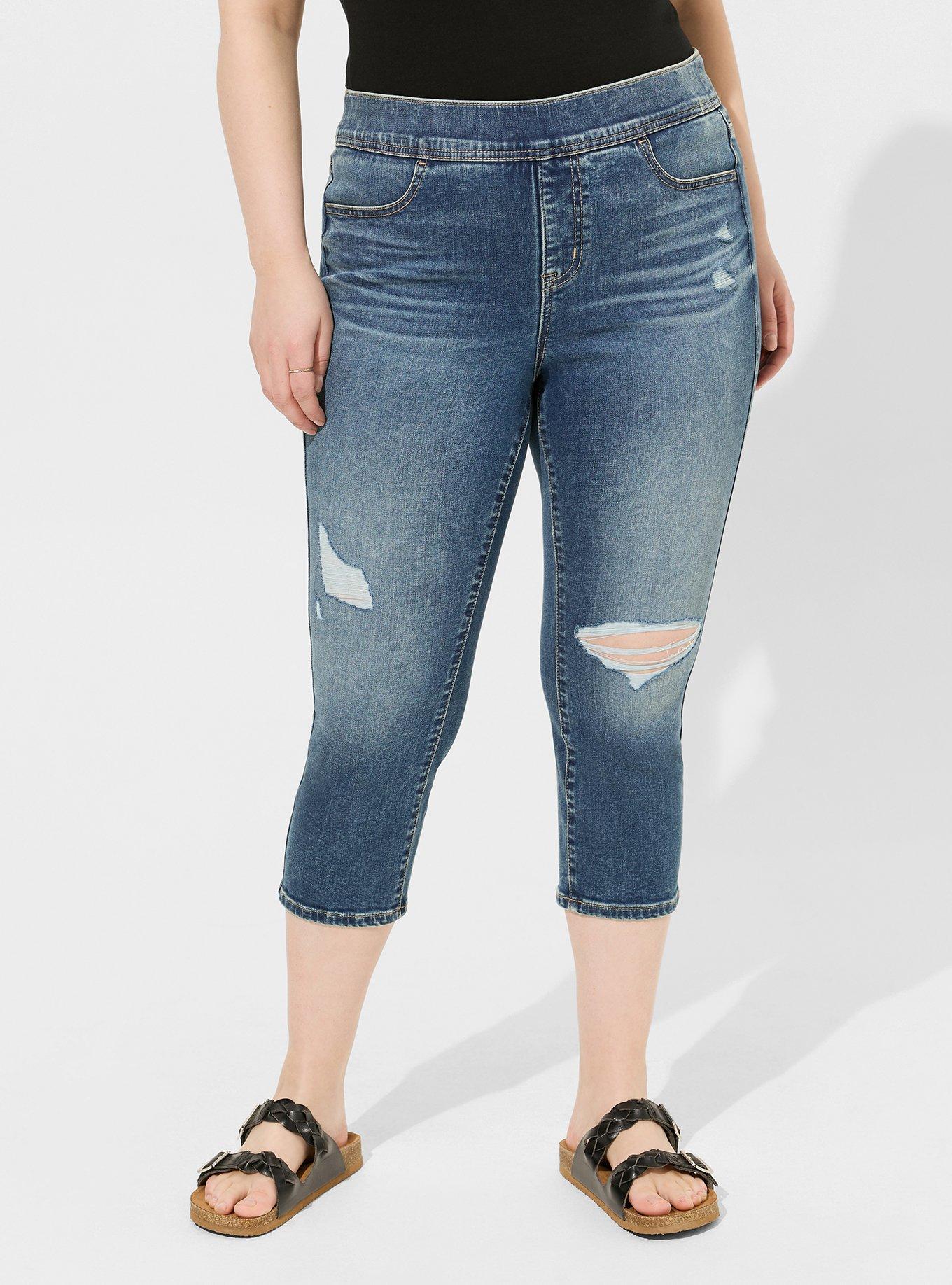 Plus Size - Crop Lean Jean Skinny Super Soft High-Rise Jean - Torrid