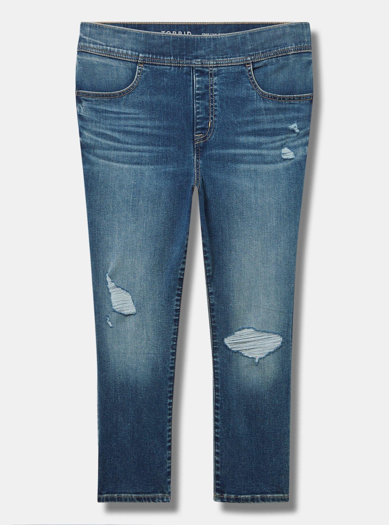 Plus Size - Crop Lean Jean Skinny Super Soft High-Rise Jean - Torrid