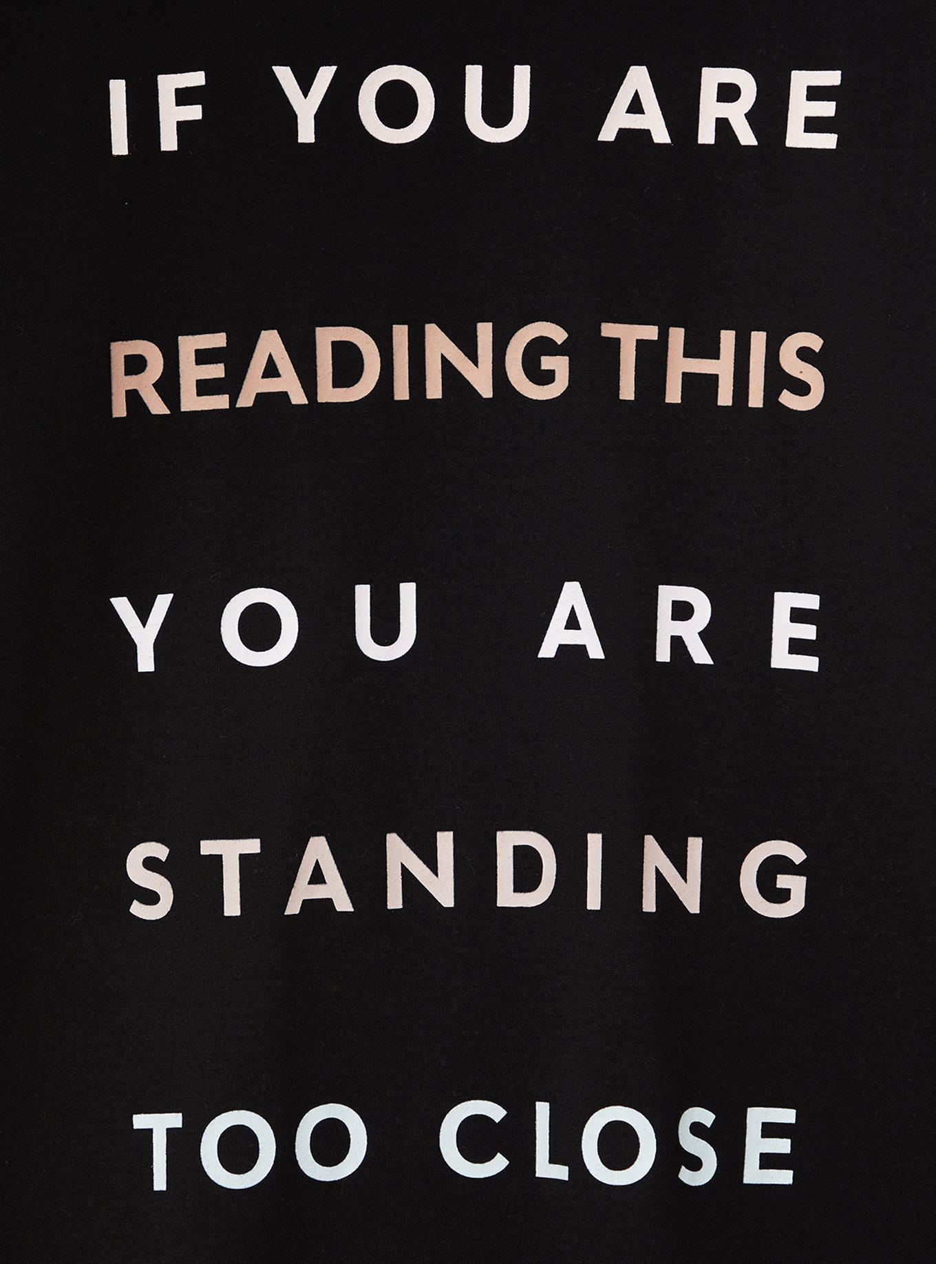 Plus Size - Standing Too Close Classic Fit Tee - Black - Torrid