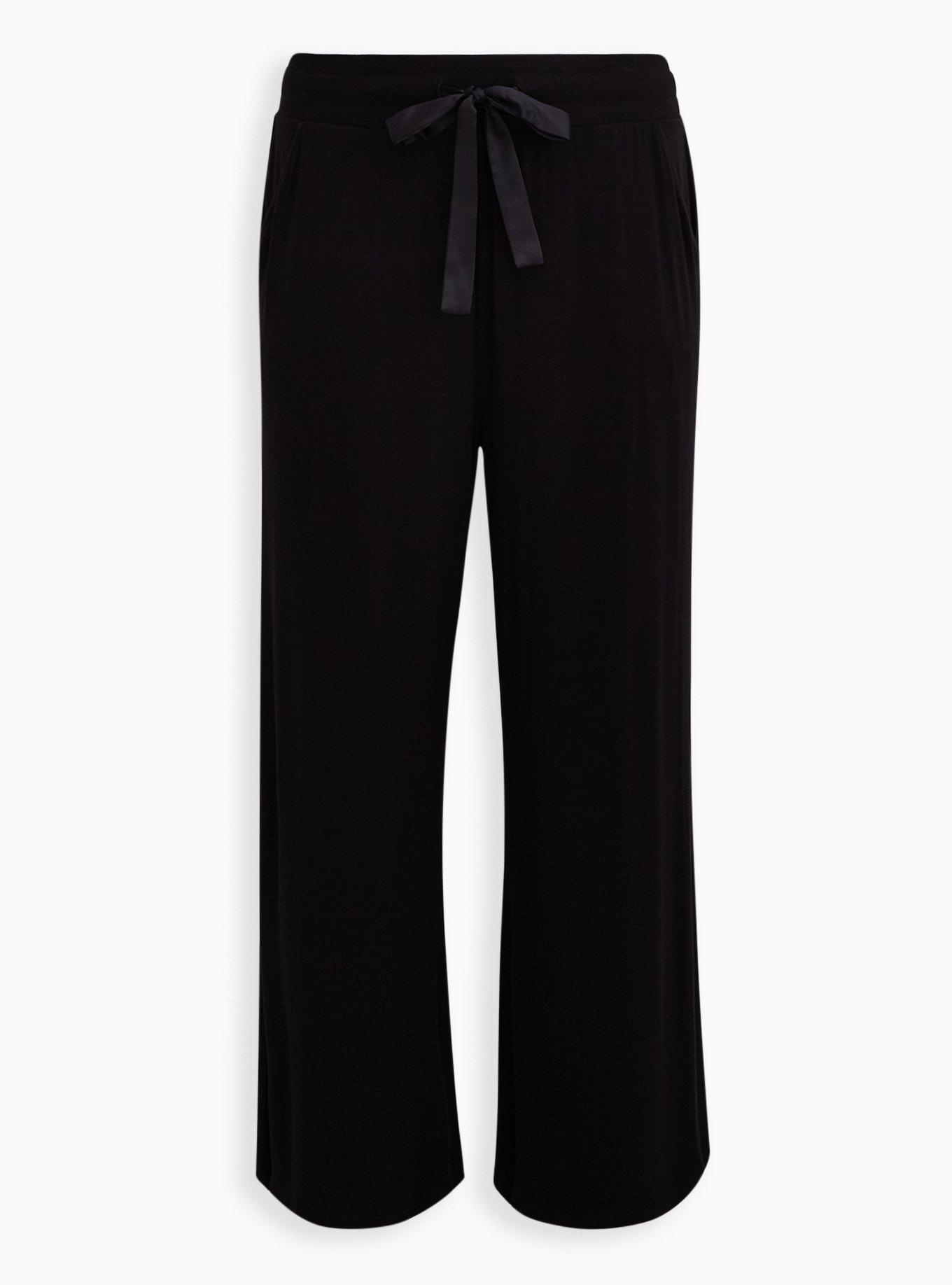 Plus Size - Super Soft Plush Drawstring Wide Leg Lounge Pant - Torrid