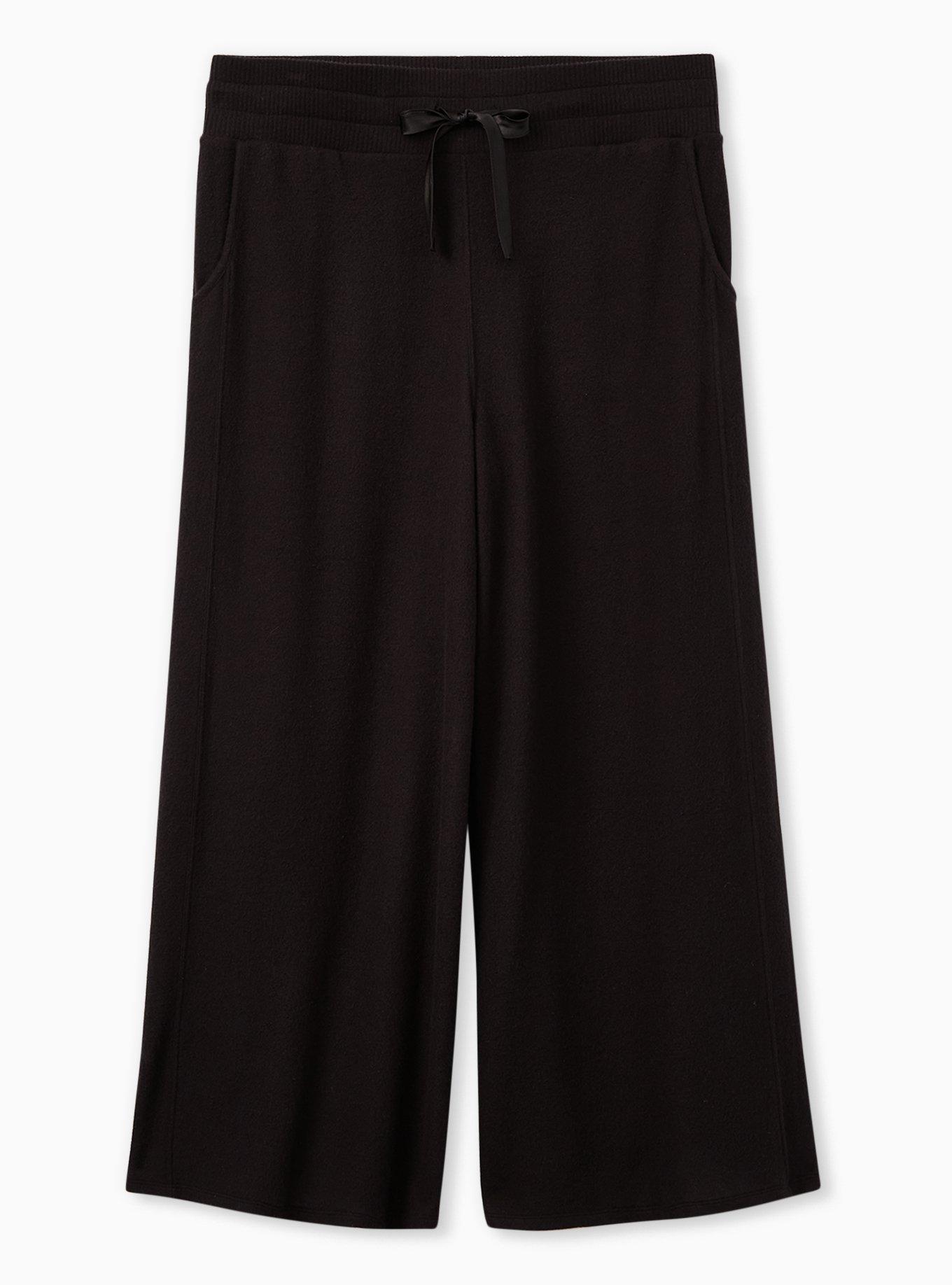 Plus Size - Super Soft Plush Drawstring Wide Leg Lounge Pant - Torrid