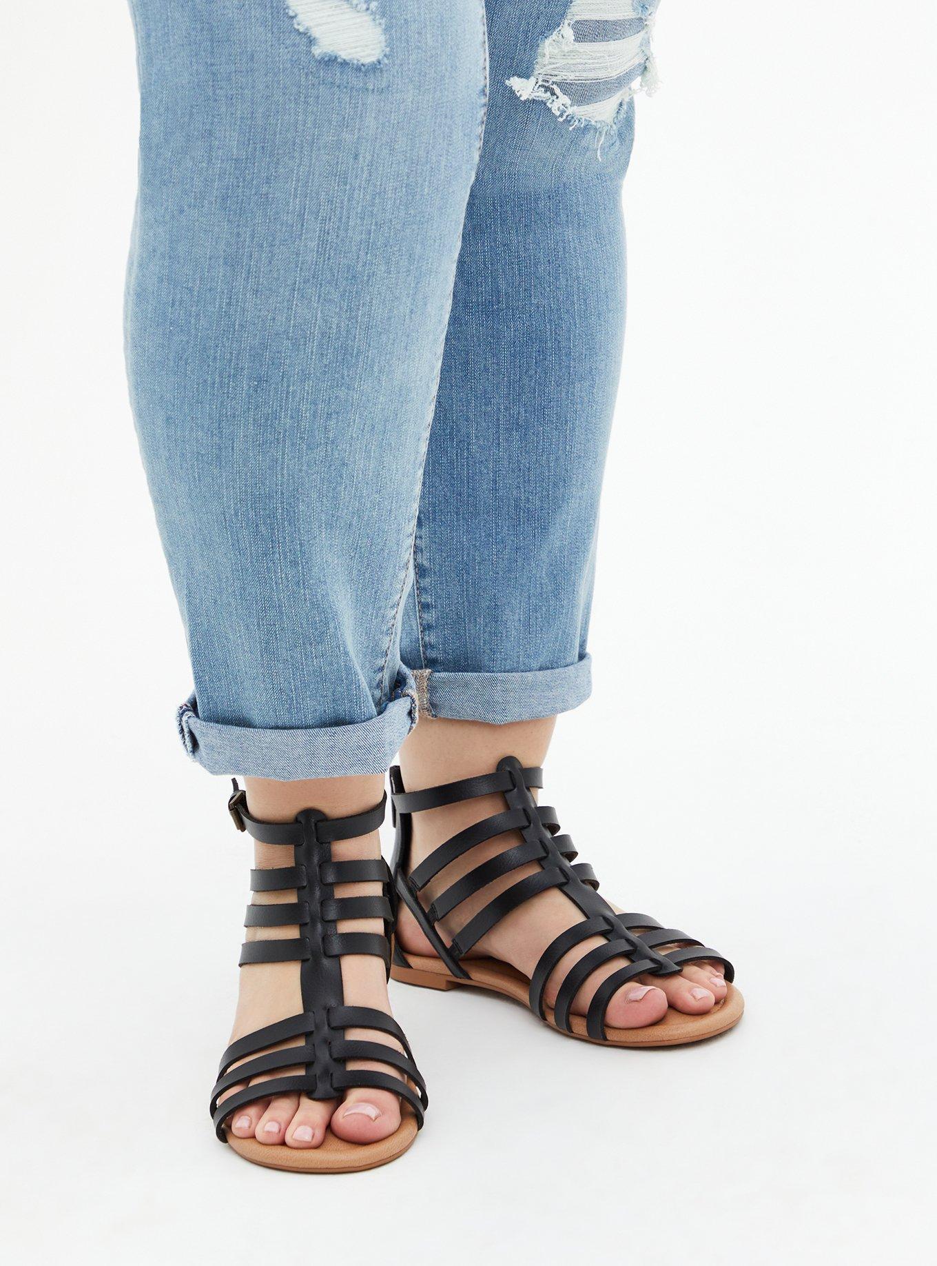 Plus Size - Cage Gladiator Sandal (WW) - Torrid