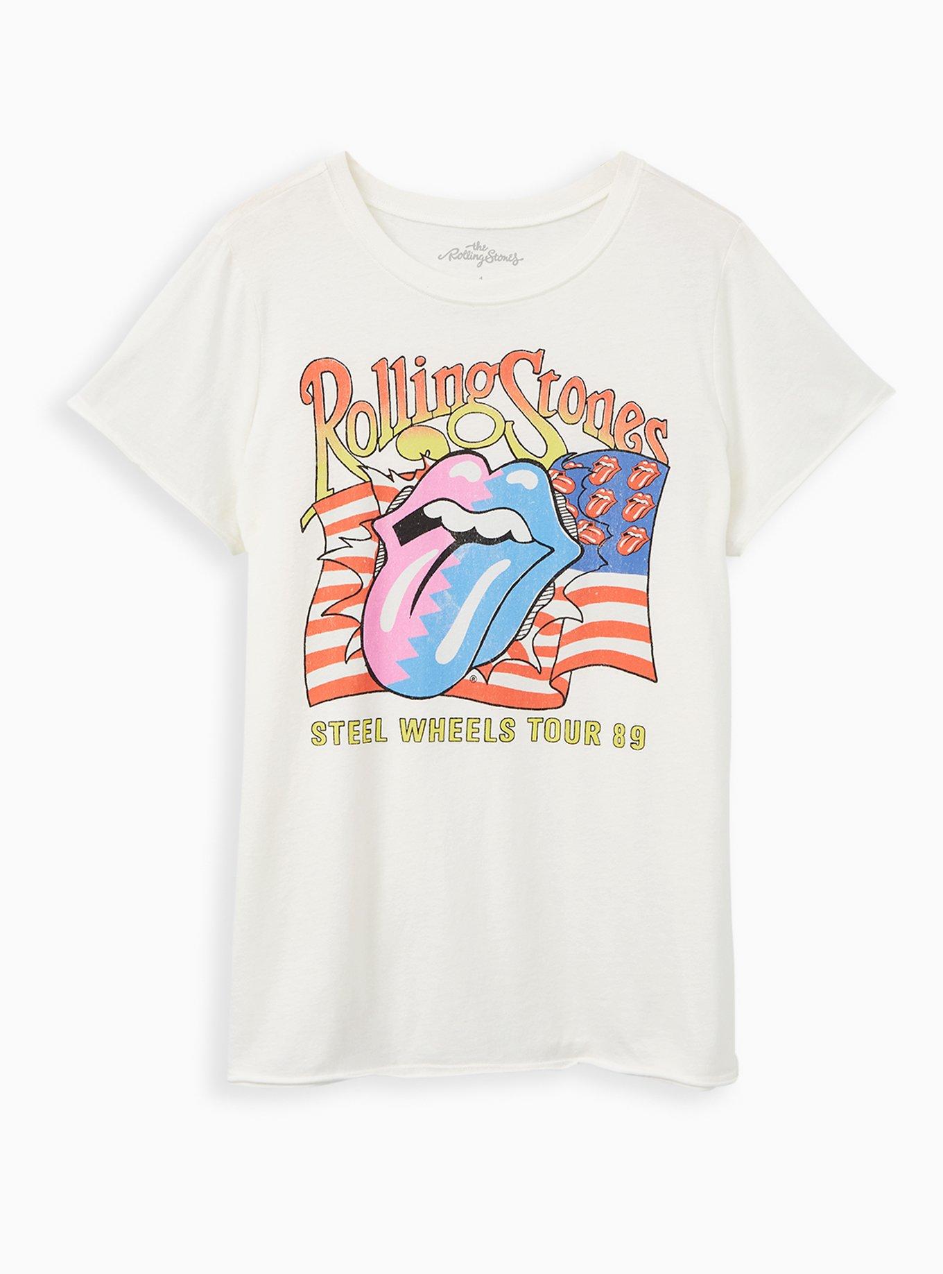 Plus Size - Classic Fit Tee - Rolling Stones White - Torrid