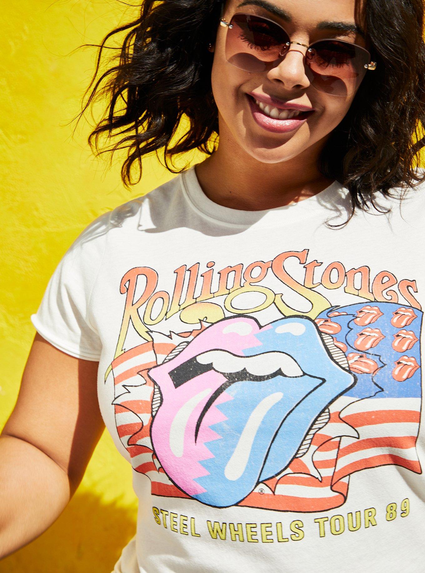 Plus Size - Classic Fit Tee - Rolling Stones White - Torrid