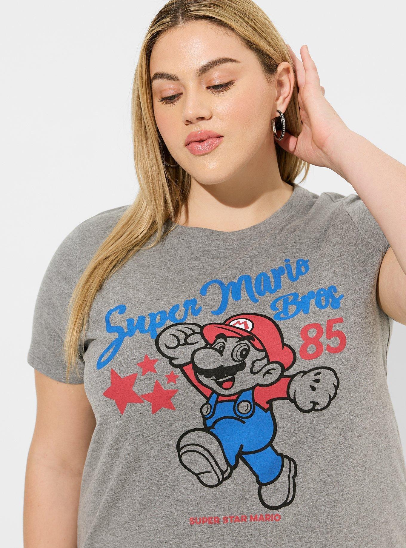 Plus Size - Super Mario Classic Fit Crew Tee - Torrid