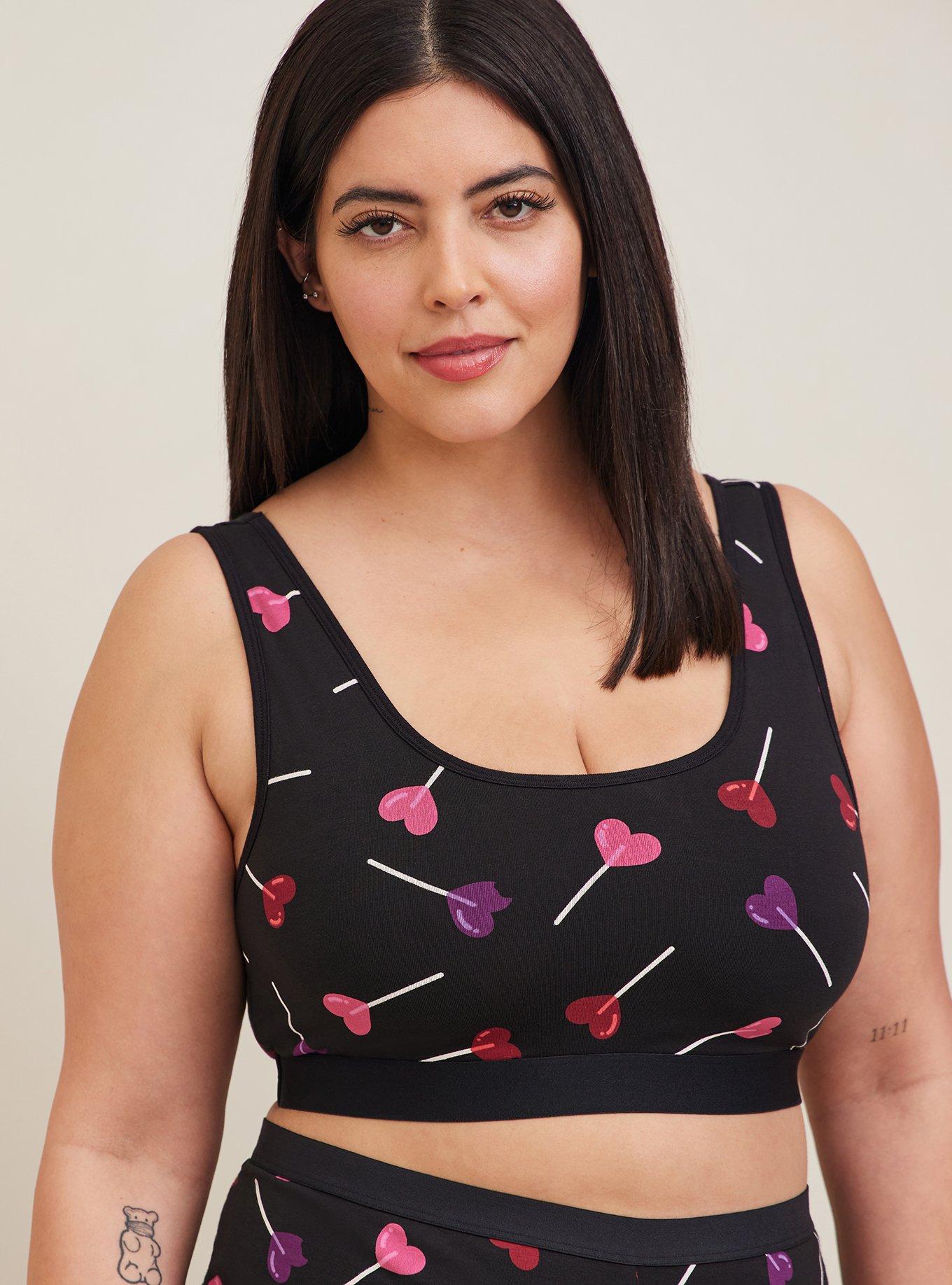 Plus Size - Unlined Cotton Scoop Bralette - Torrid