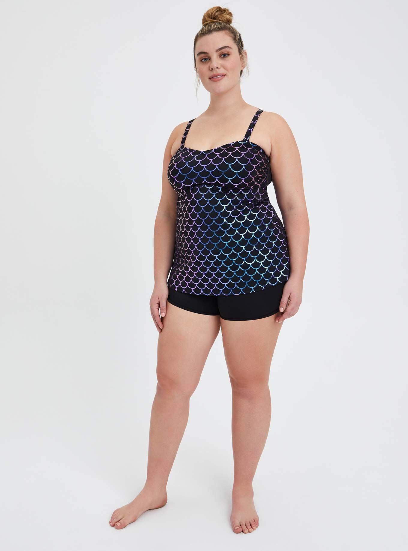 Plus Size - Wireless Fitted Strapless Tankini - Torrid