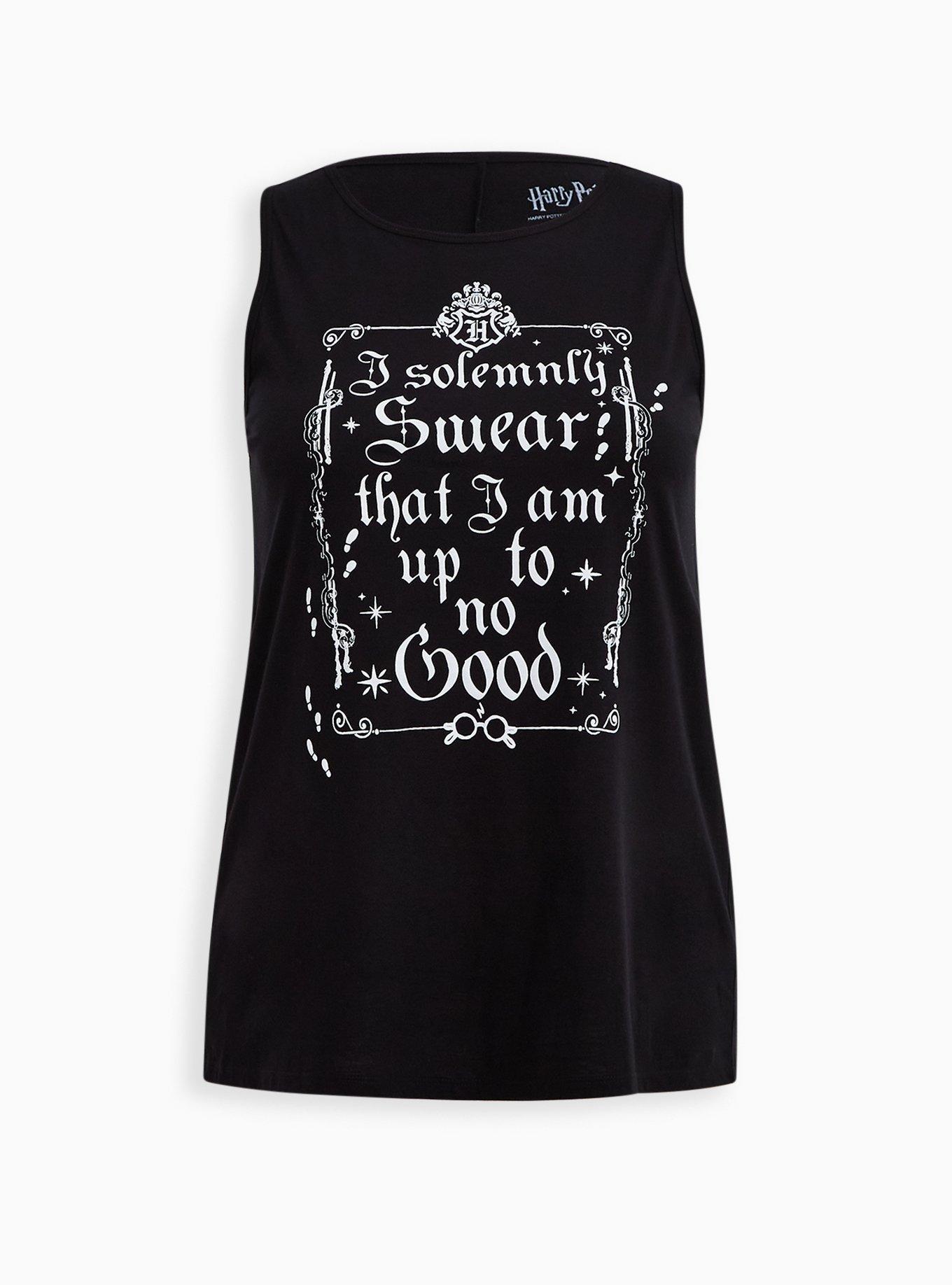 Plus Size - Classic Fit Crew Tank - Harry Potter Black - Torrid