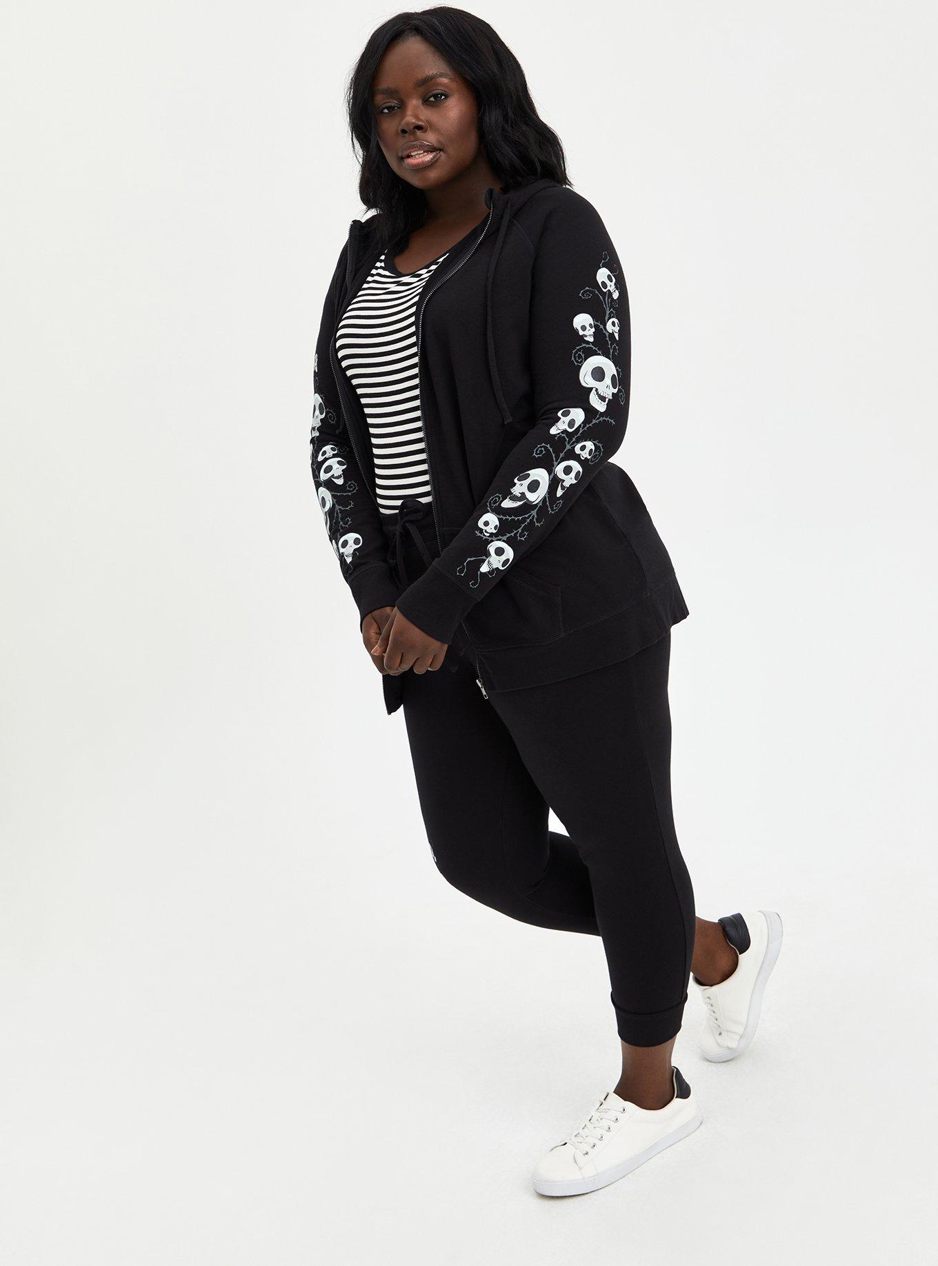 Plus Size - Warner Bros. Corpse Bride Active Zip Hoodie - Emily Black ...