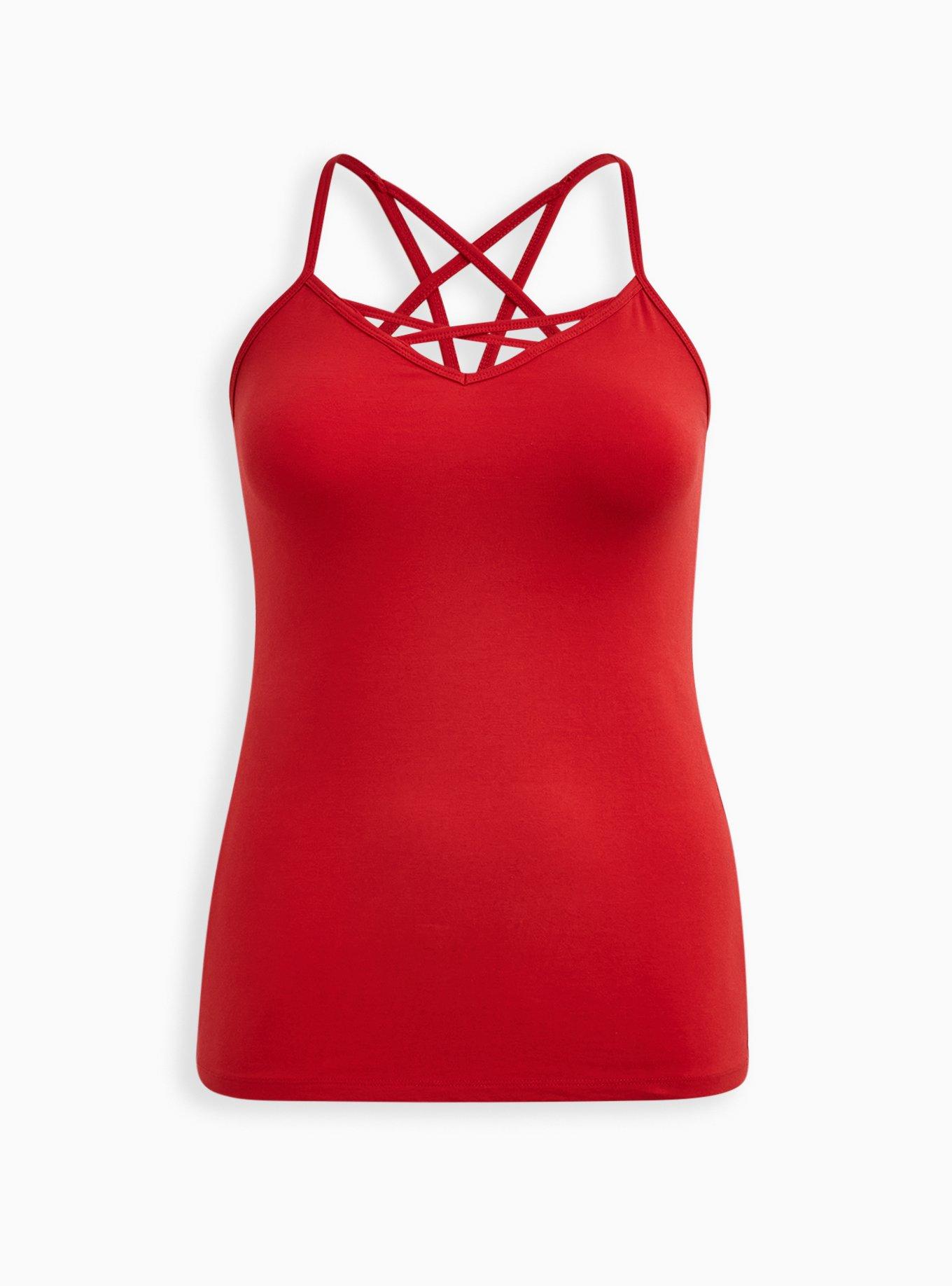 Plus Size - Foxy Strappy Front And Back Racerback Cami - Torrid