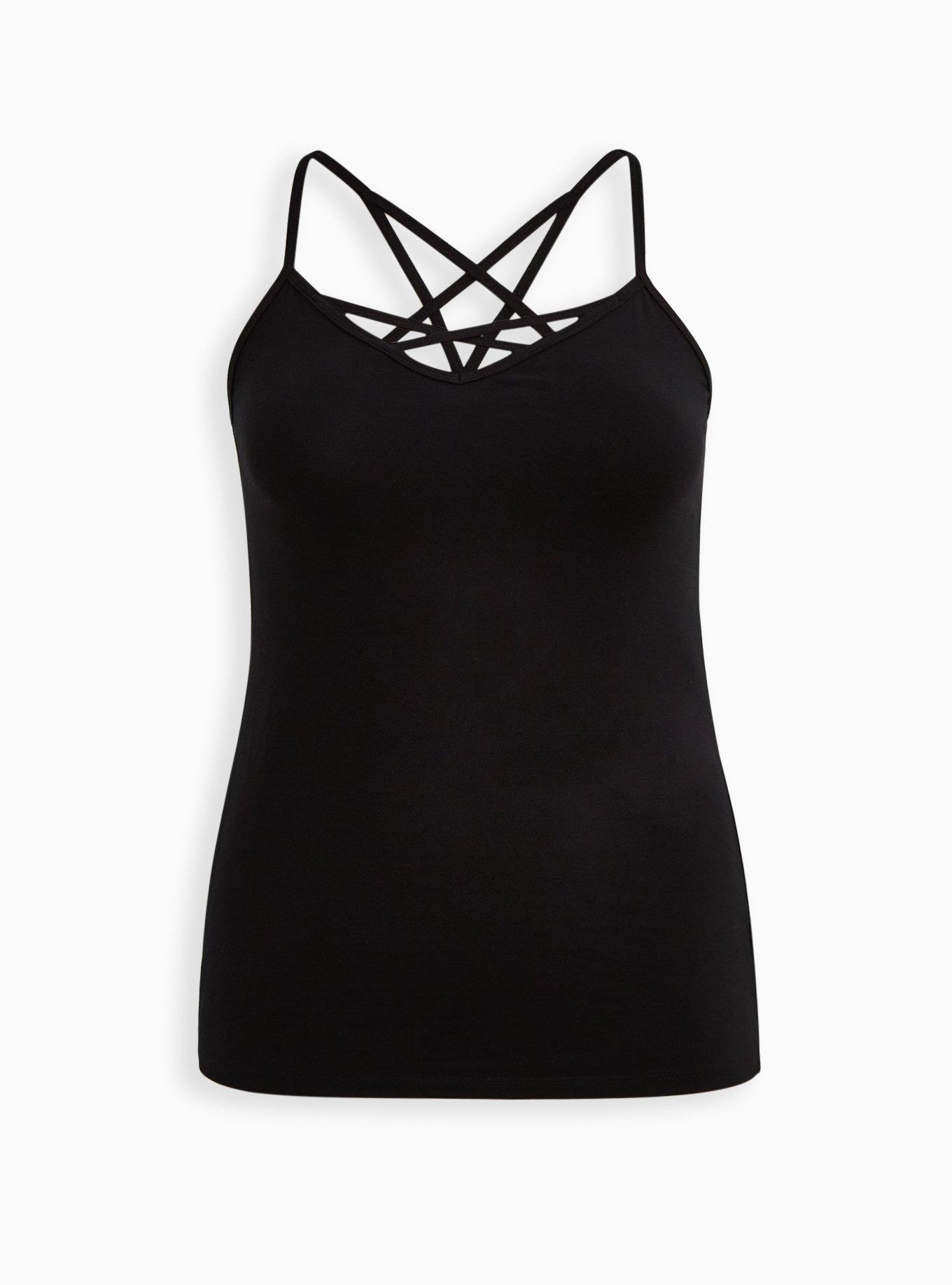 Plus Size - Foxy Strappy Front And Back Racerback Cami - Torrid