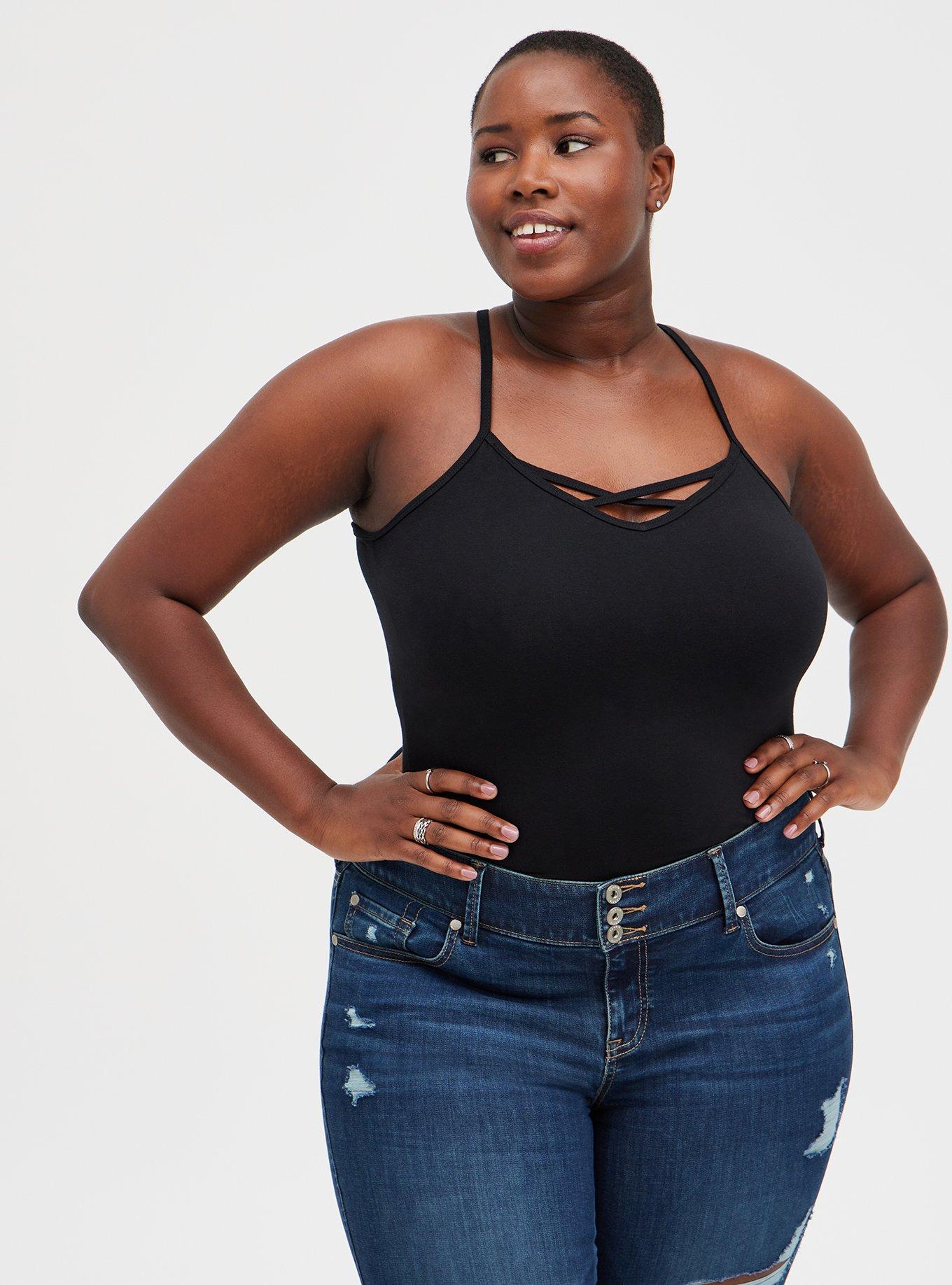 Plus Size - Foxy Strappy Front And Back Racerback Cami - Torrid