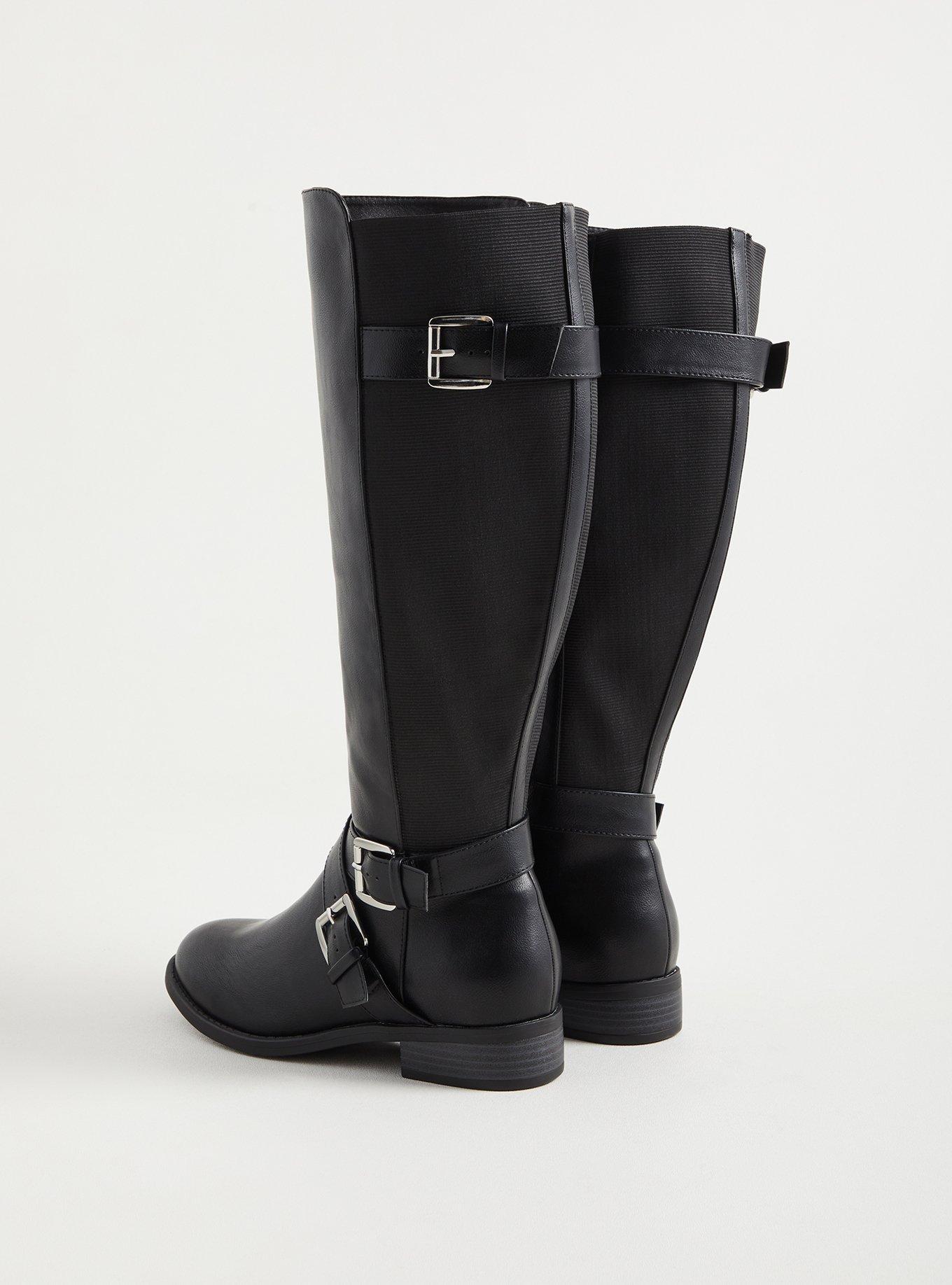 Plus Size - Side Buckle Knee Boot (WW) - Torrid