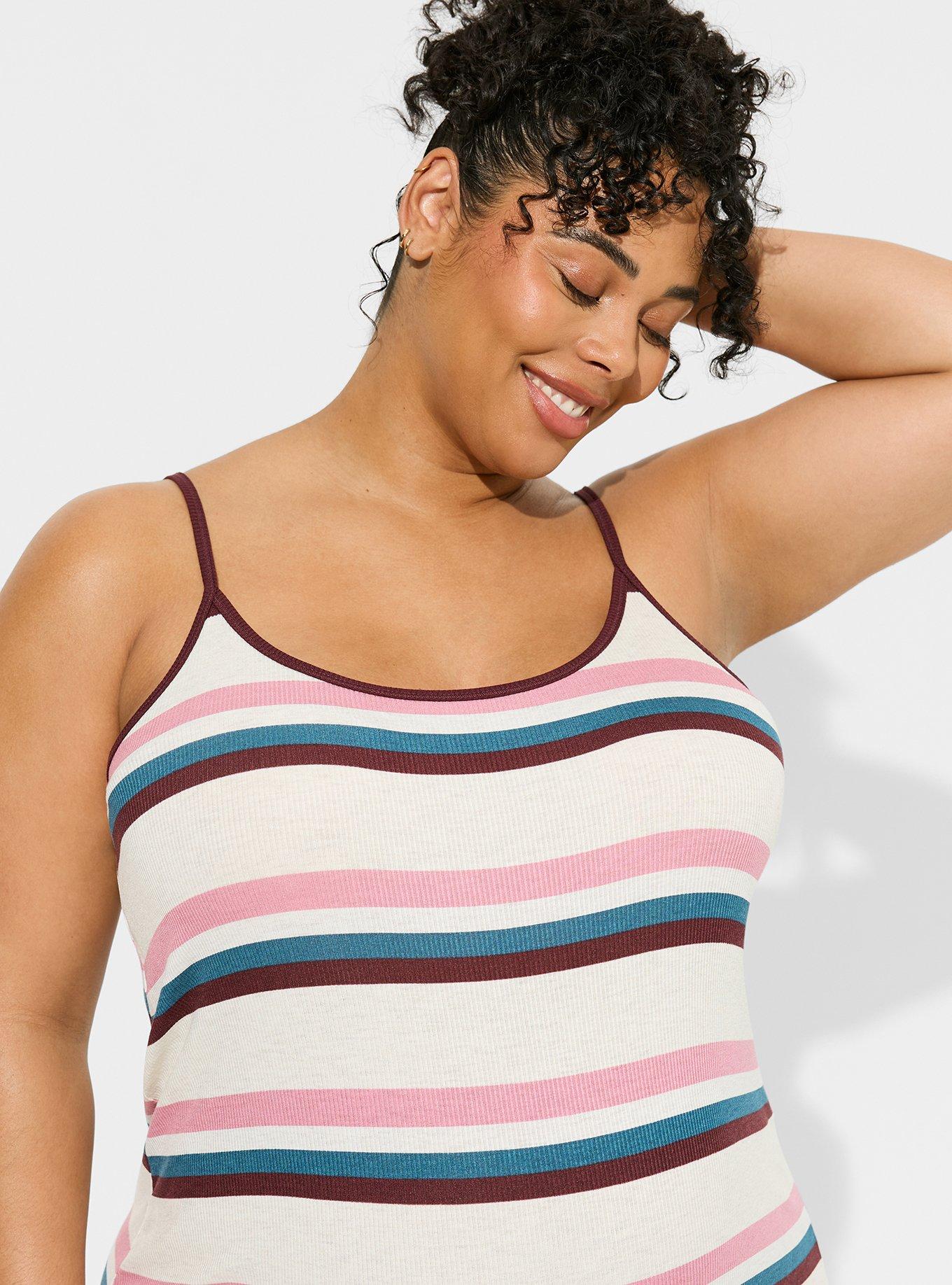 Plus Size - Super Soft Rib Cami Lounge Gown - Torrid
