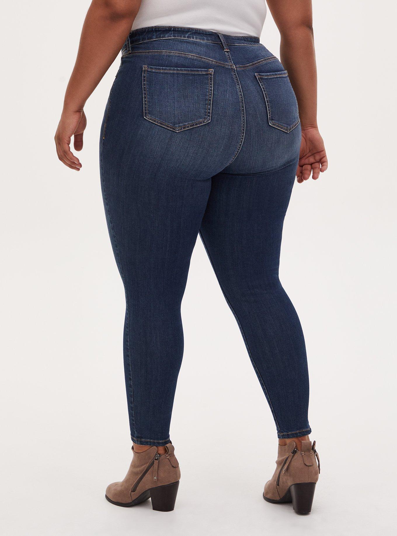 Plus Size - Sky High Skinny Premium Stretch High-Rise Jean - Torrid