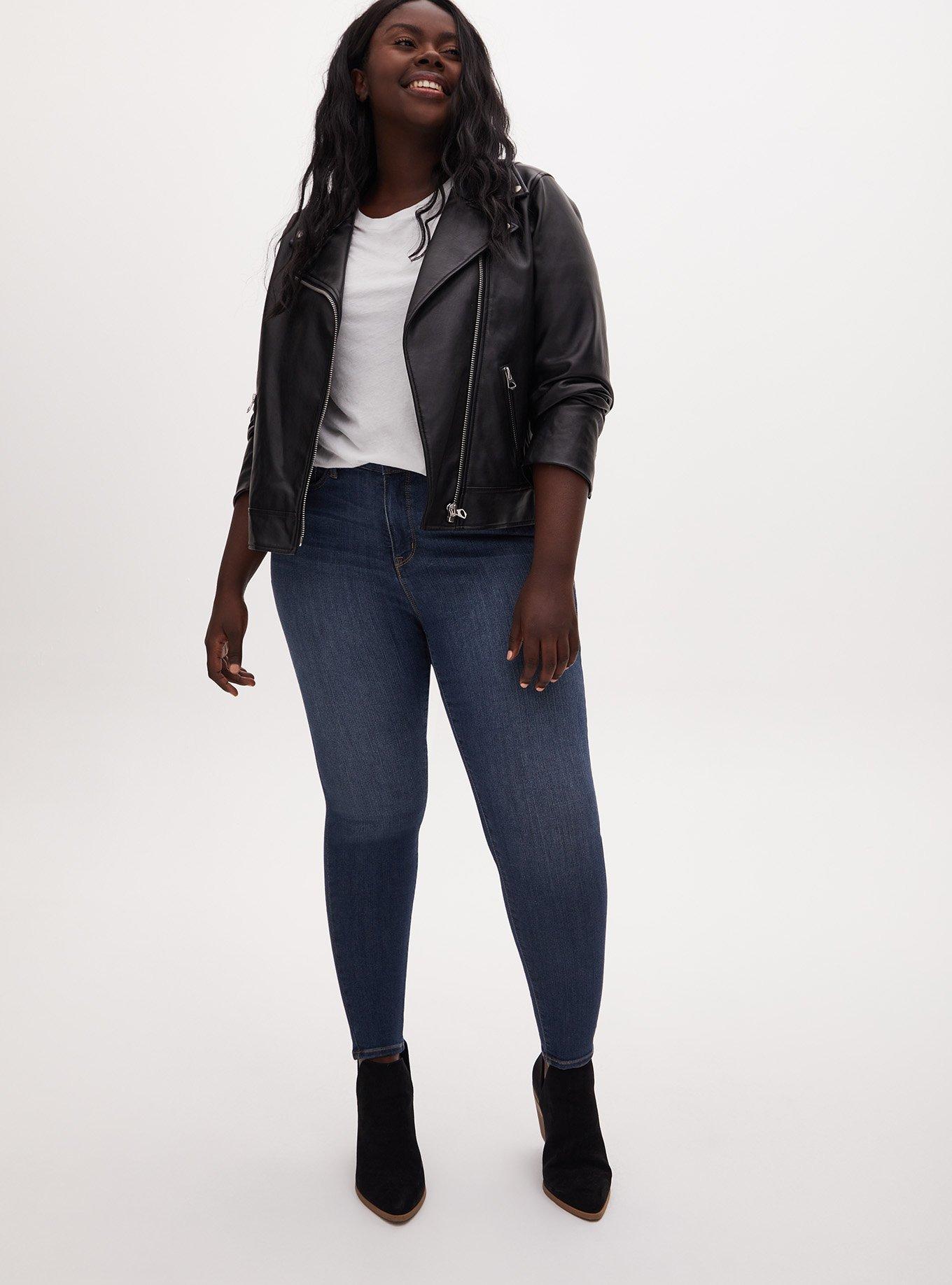 Plus Size - Sky High Skinny Premium Stretch High-Rise Jean - Torrid