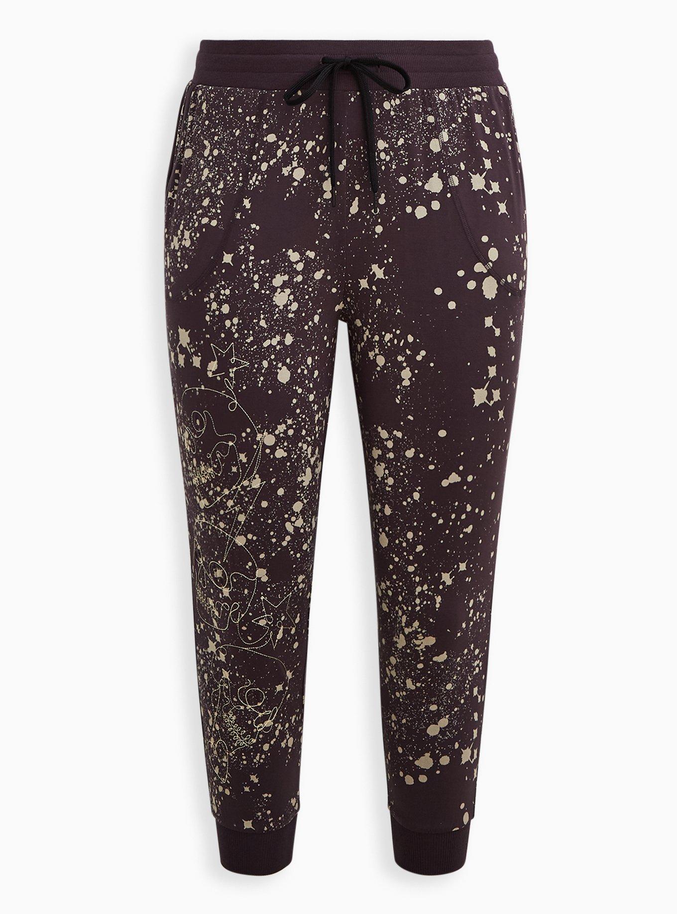 Plus Size - Jogger - Super Soft LoveSick Skulls Splatter Grey - Torrid