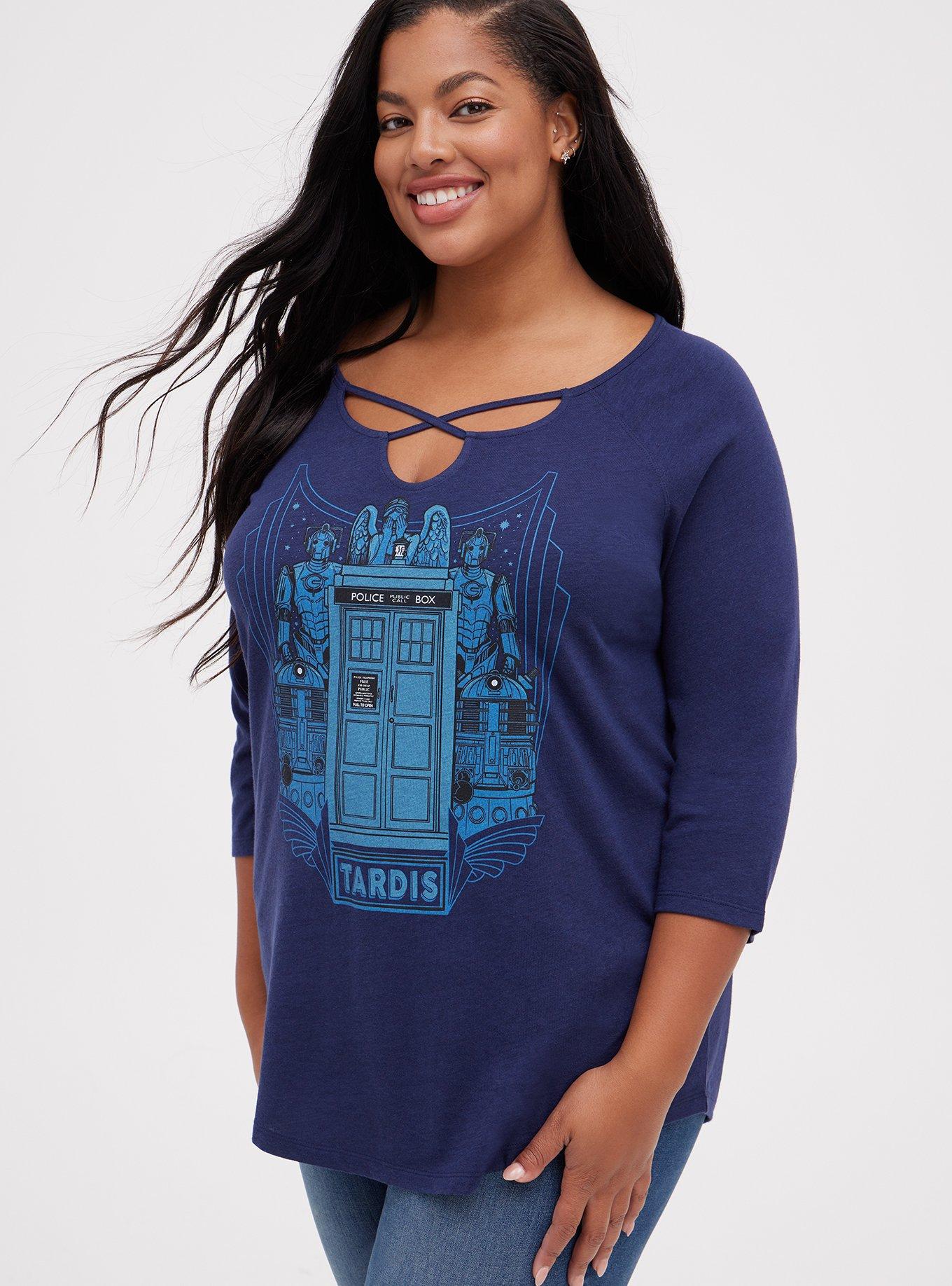 Plus Size - Strappy Notch Top - Her Universe Dr. Who - Torrid