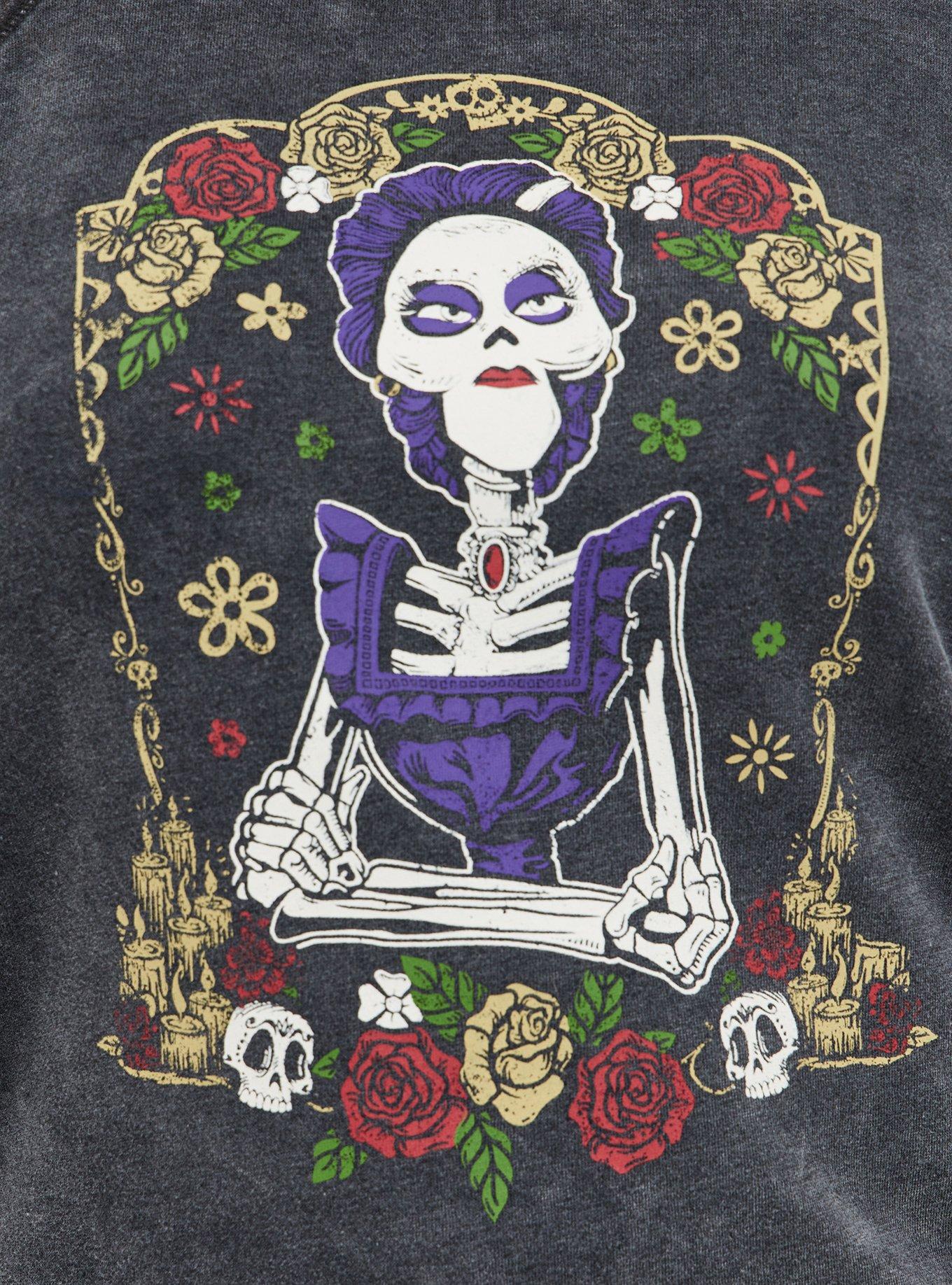 Plus Size - Disney Coco Sweatshirt - Mama Shrine Mineral Wash Black ...