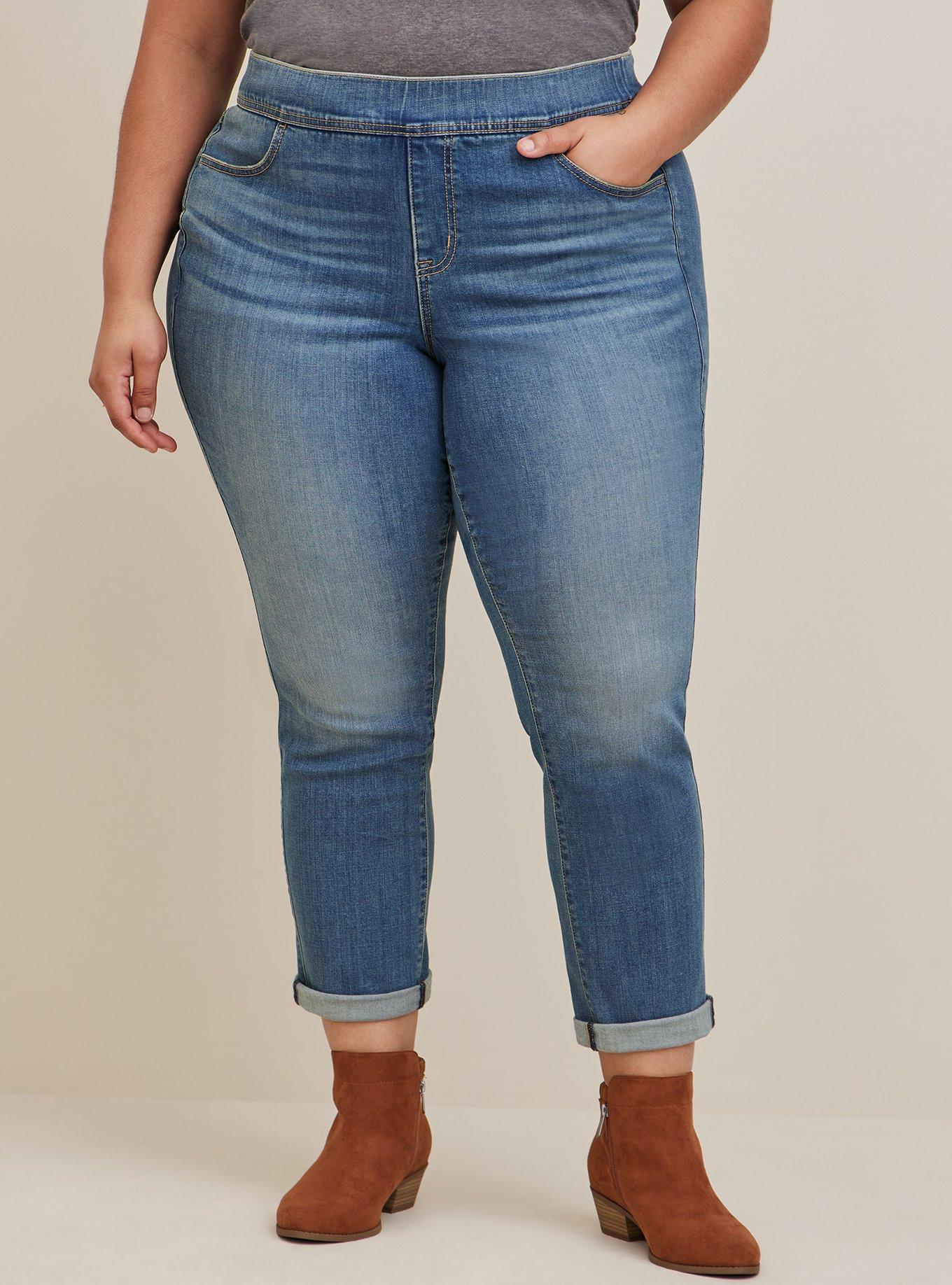 Plus Size - Lean Jean Straight Super Soft High-Rise Jean - Torrid